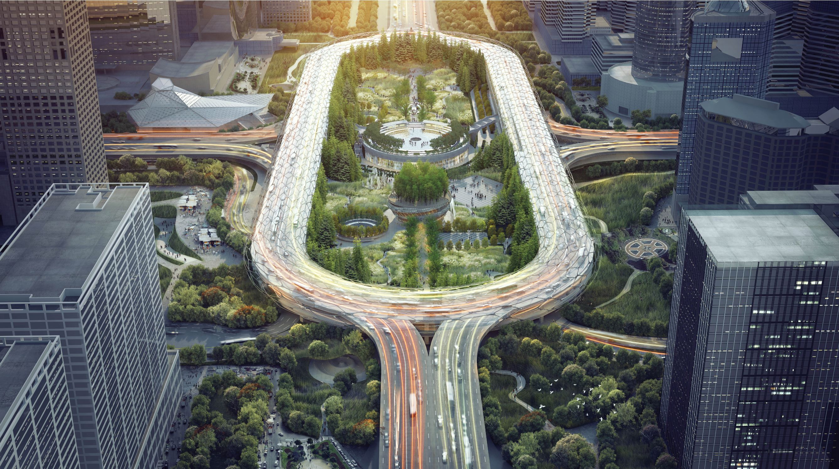 Reimagining Guomao Intersection by Ballistic Architecture Machine (BAM ...