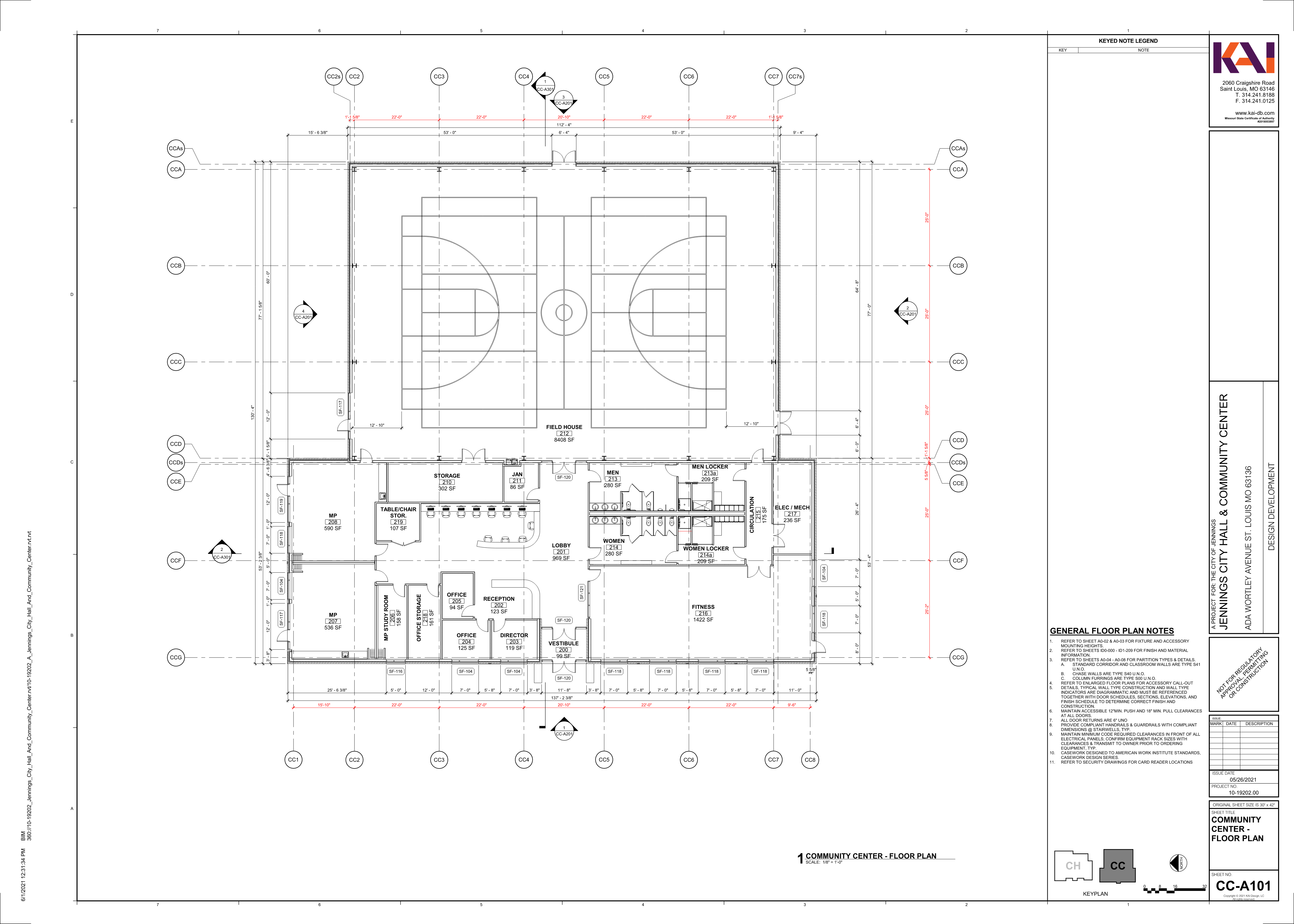 JENNINGS CITY HALL AND COMMUNITY CENTER by KAI Design - Architizer