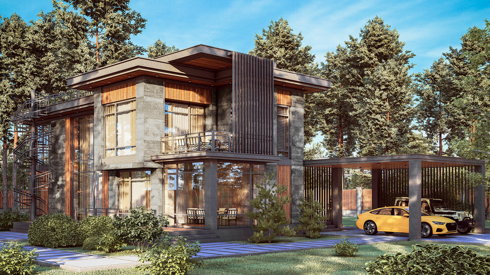 CYBER HOUSE by Wizhevsky Architect - Architizer