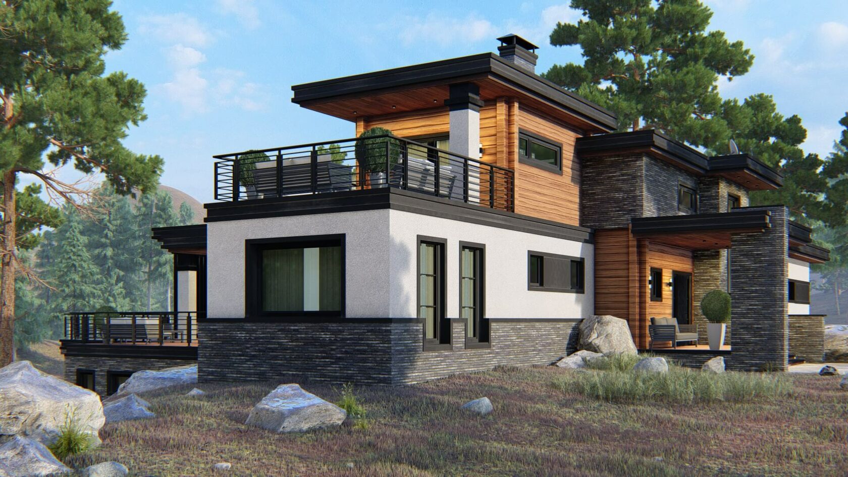 PRIVATE MODERN HOUSE by Wizhevsky Architect - Architizer