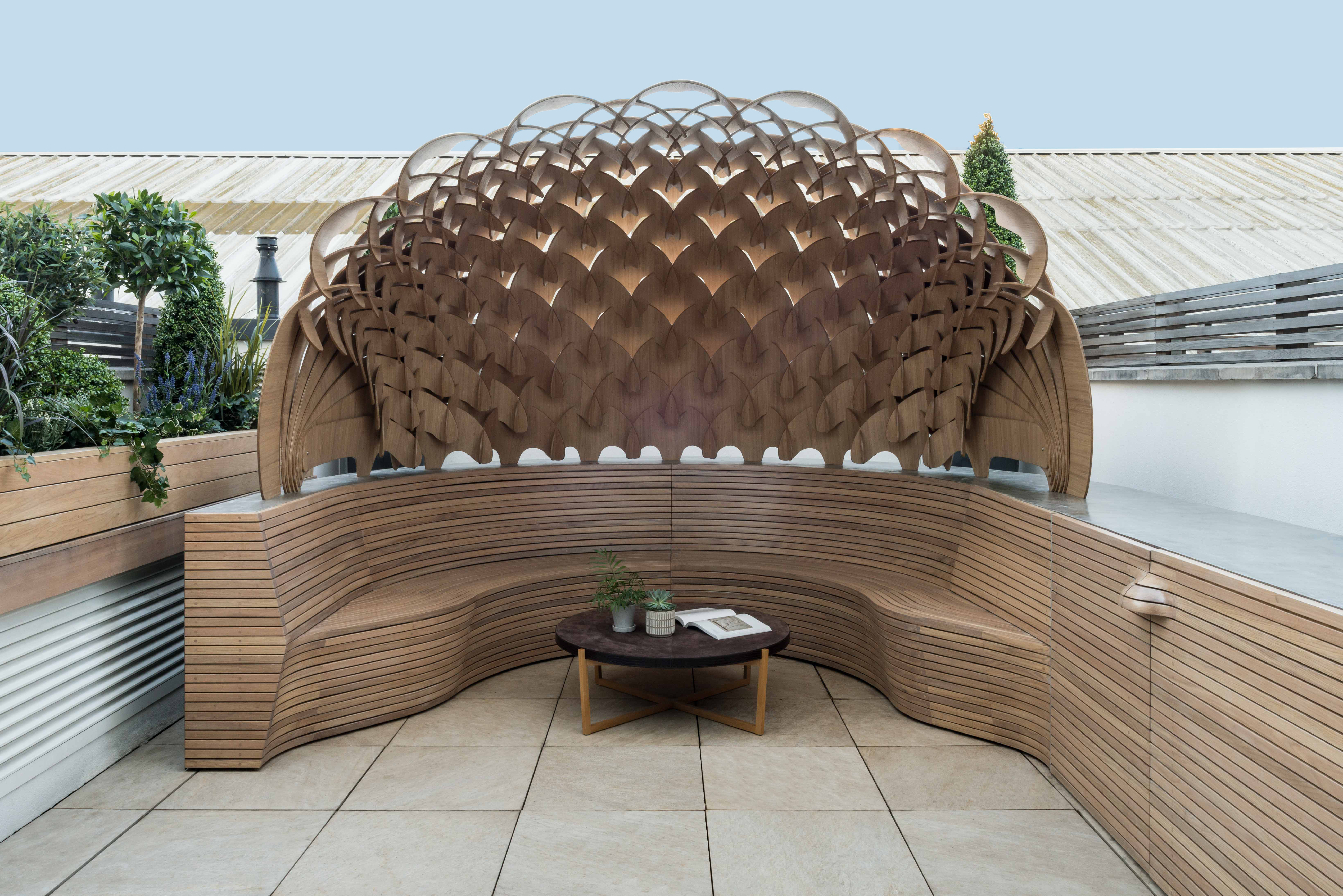 London Timber Pavilion by Schiller Projects - Architizer