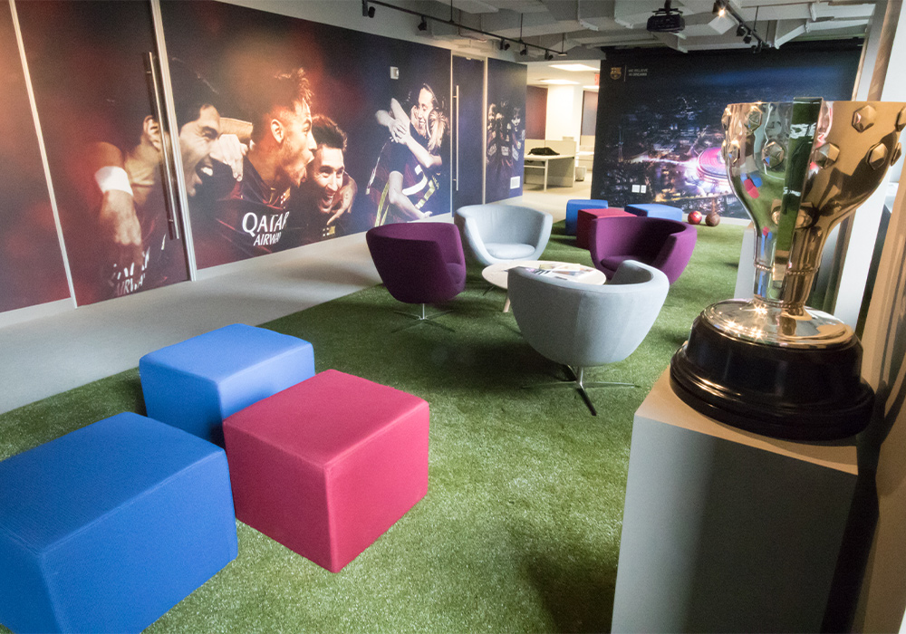 Futbol Club Barcelona (FCB) NYC Office by Meridian Design Associates ...