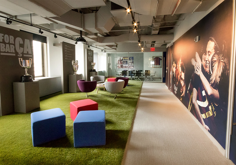 Futbol Club Barcelona (FCB) NYC Office by Meridian Design Associates ...