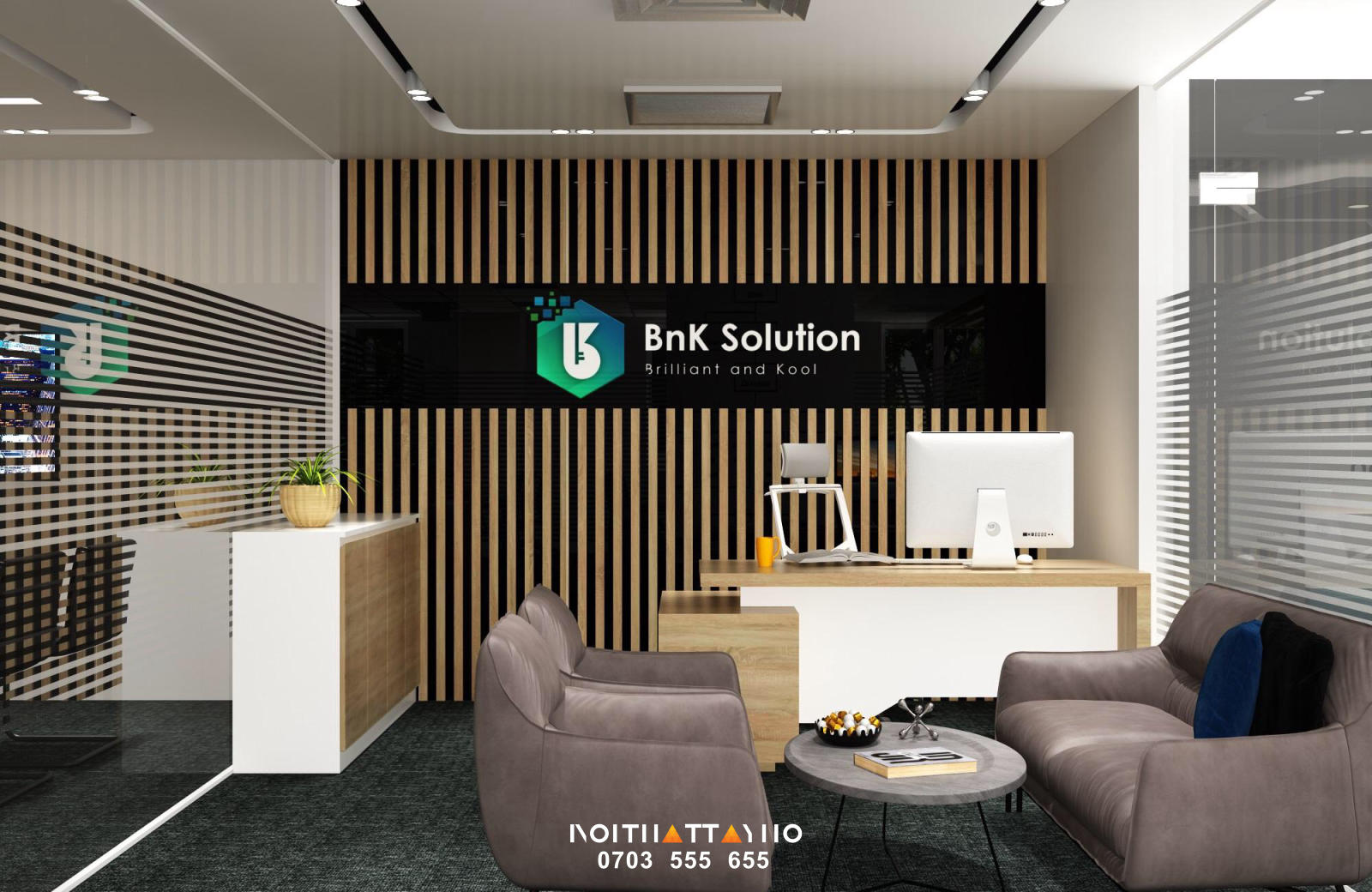 Office Design: BnK Solution Vietnam by Tay Ho Furniture - Architizer