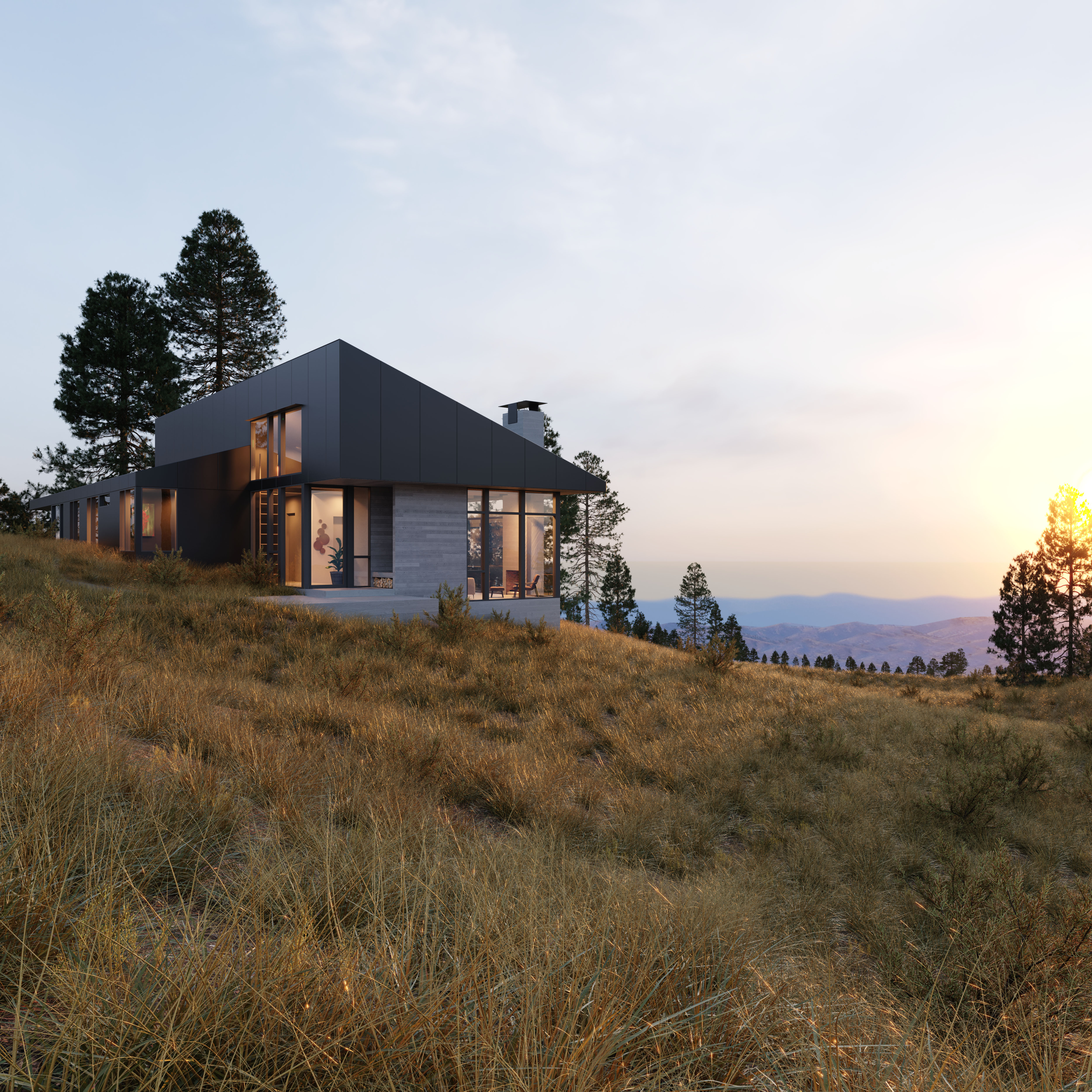Hyak Cabins Renderings by Notion Workshop - Architizer
