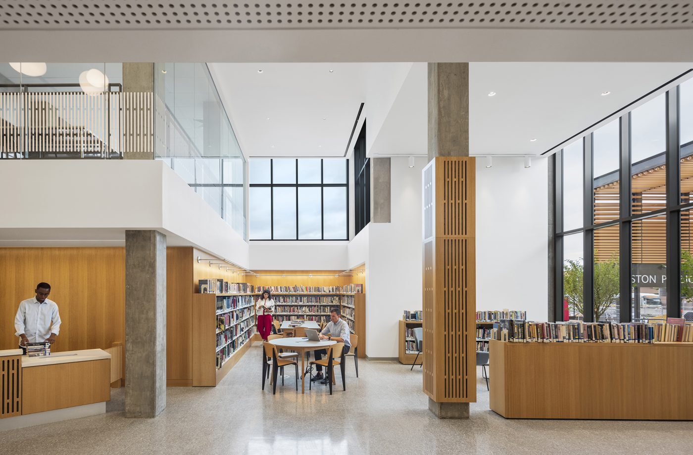 Roxbury Branch of The Boston Public Library Renovation by Utile, Inc ...