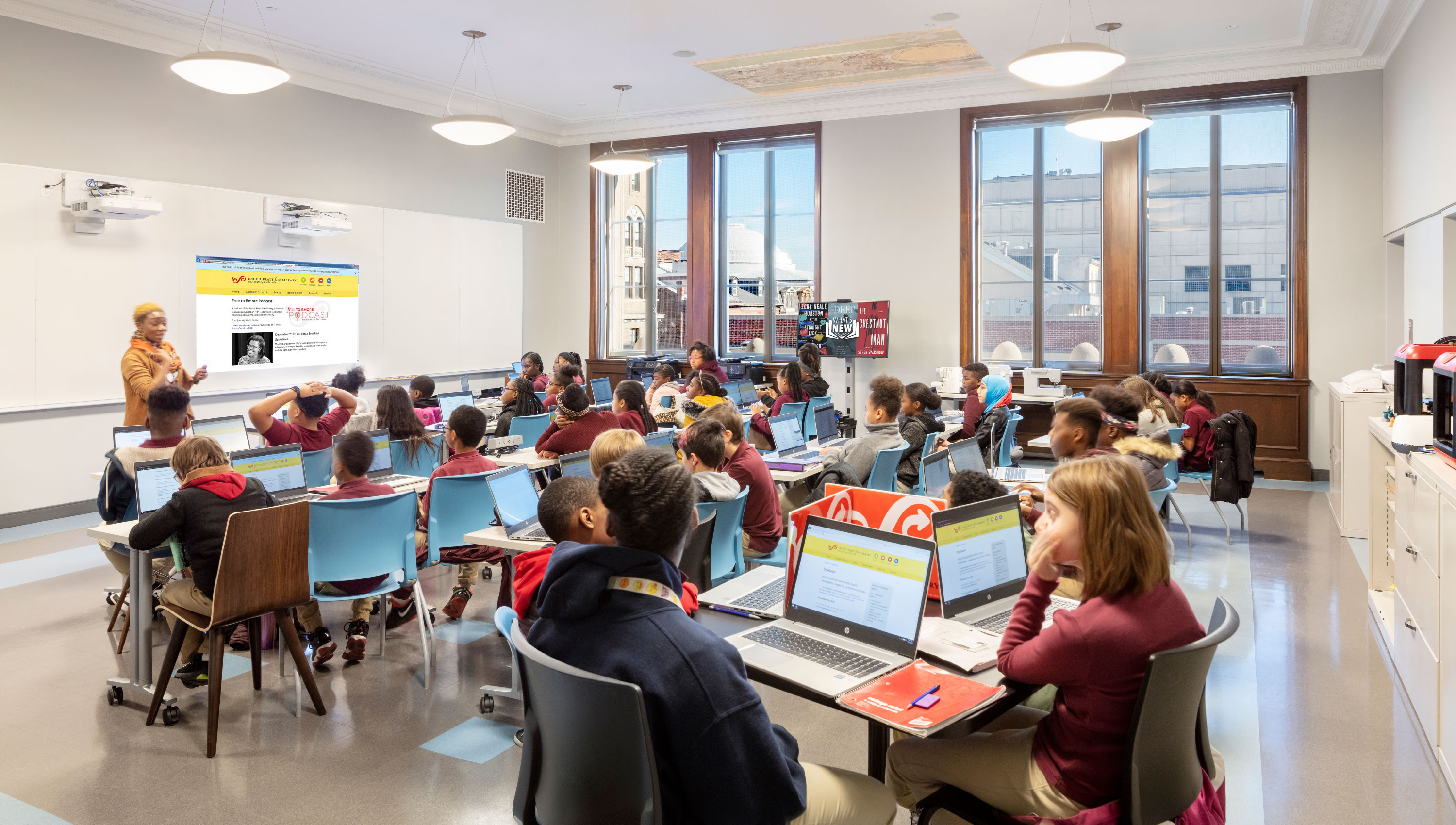 Enoch Pratt Free Library by Beyer Blinder Belle - Architizer