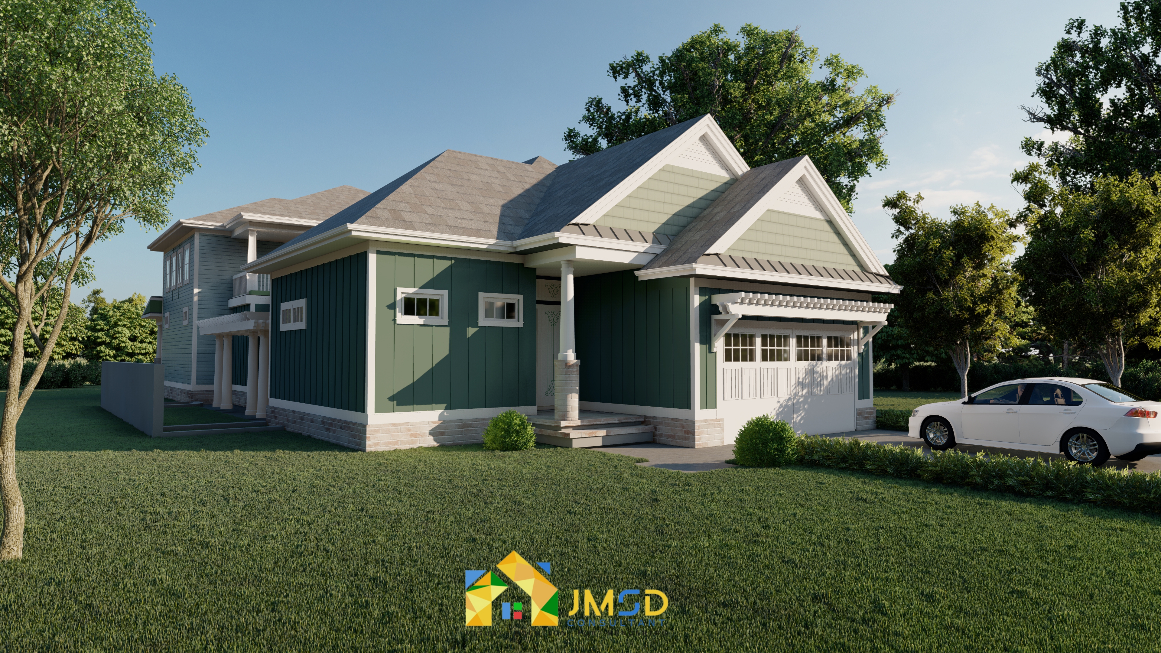 3D Exterior House Rendering Services by JMSD Consultant - Architectural ...