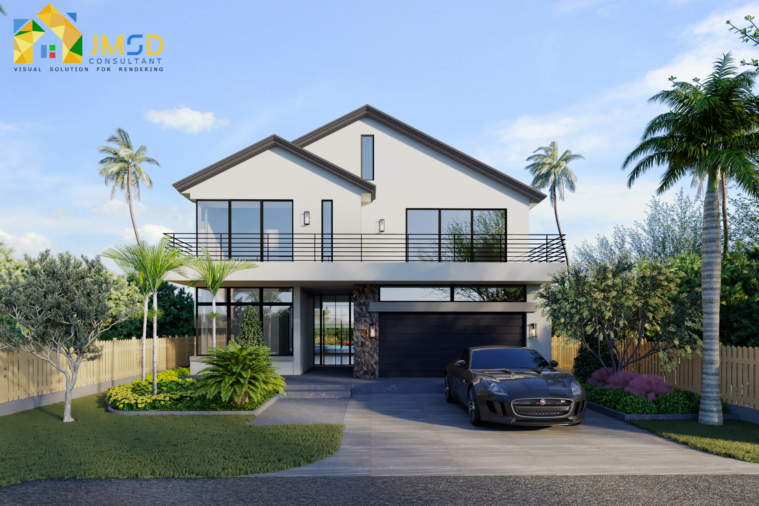 3D Home Renderings with Landscape Design in Fort Lauderdale Florida by ...