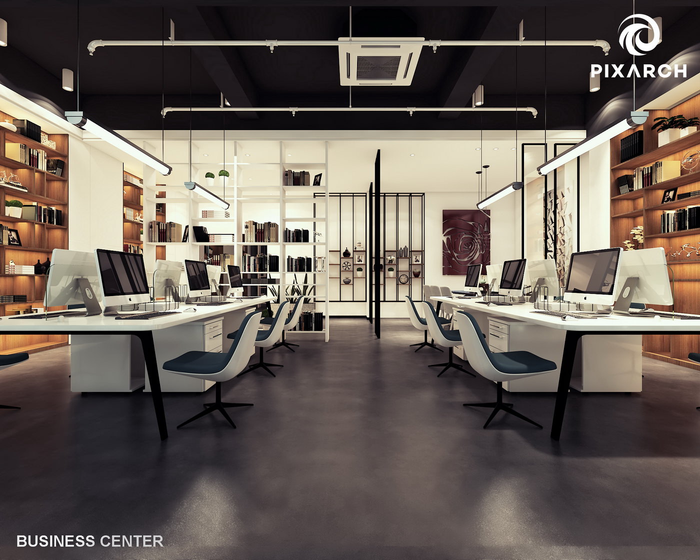 River Courtyard Visualized by Pixarch by Pixarch 3D Architectural ...