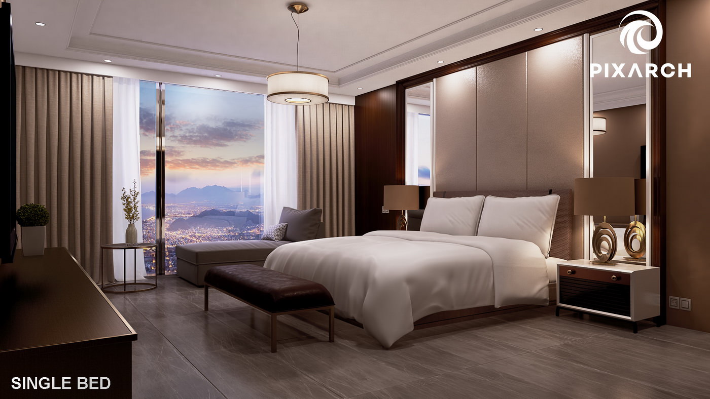 River Courtyard Visualized by Pixarch by Pixarch 3D Architectural ...