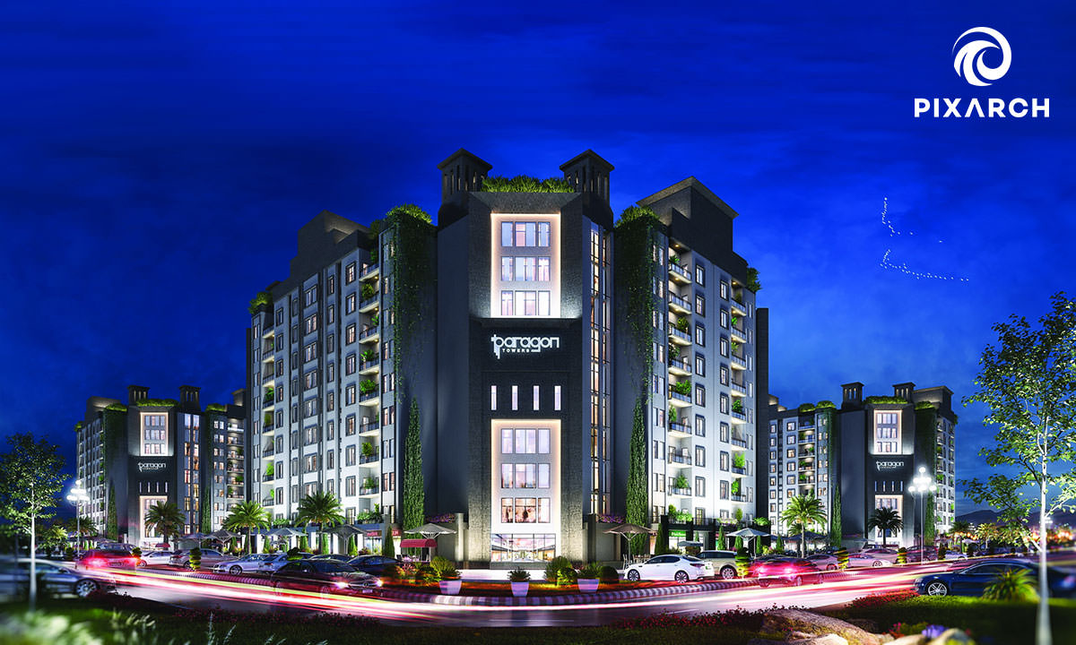 Paragon Towers Visualized by Pixarch by Pixarch 3D Architectural ...