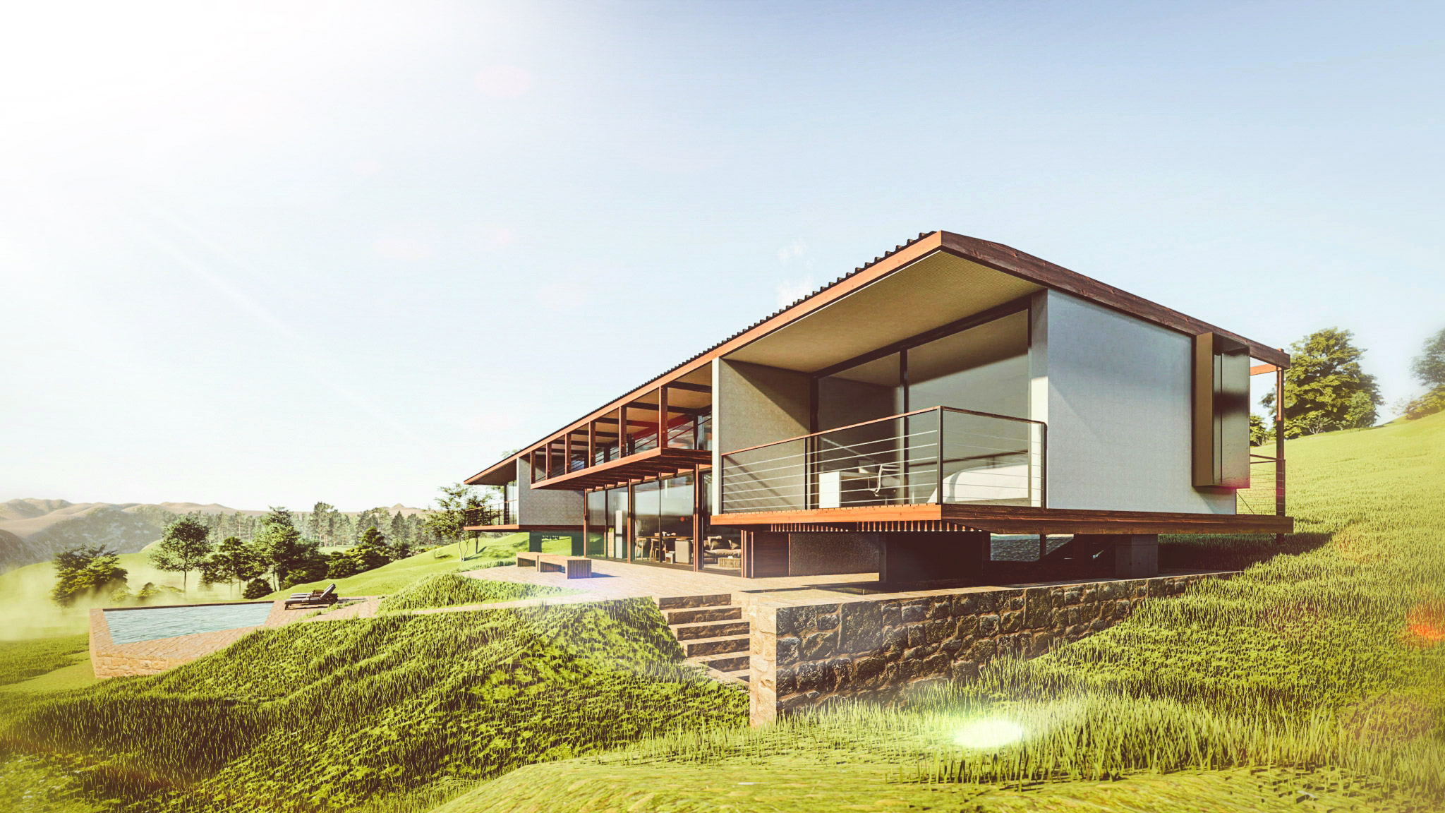 Flagstone house by TETRO ARQUITETURA - Architizer