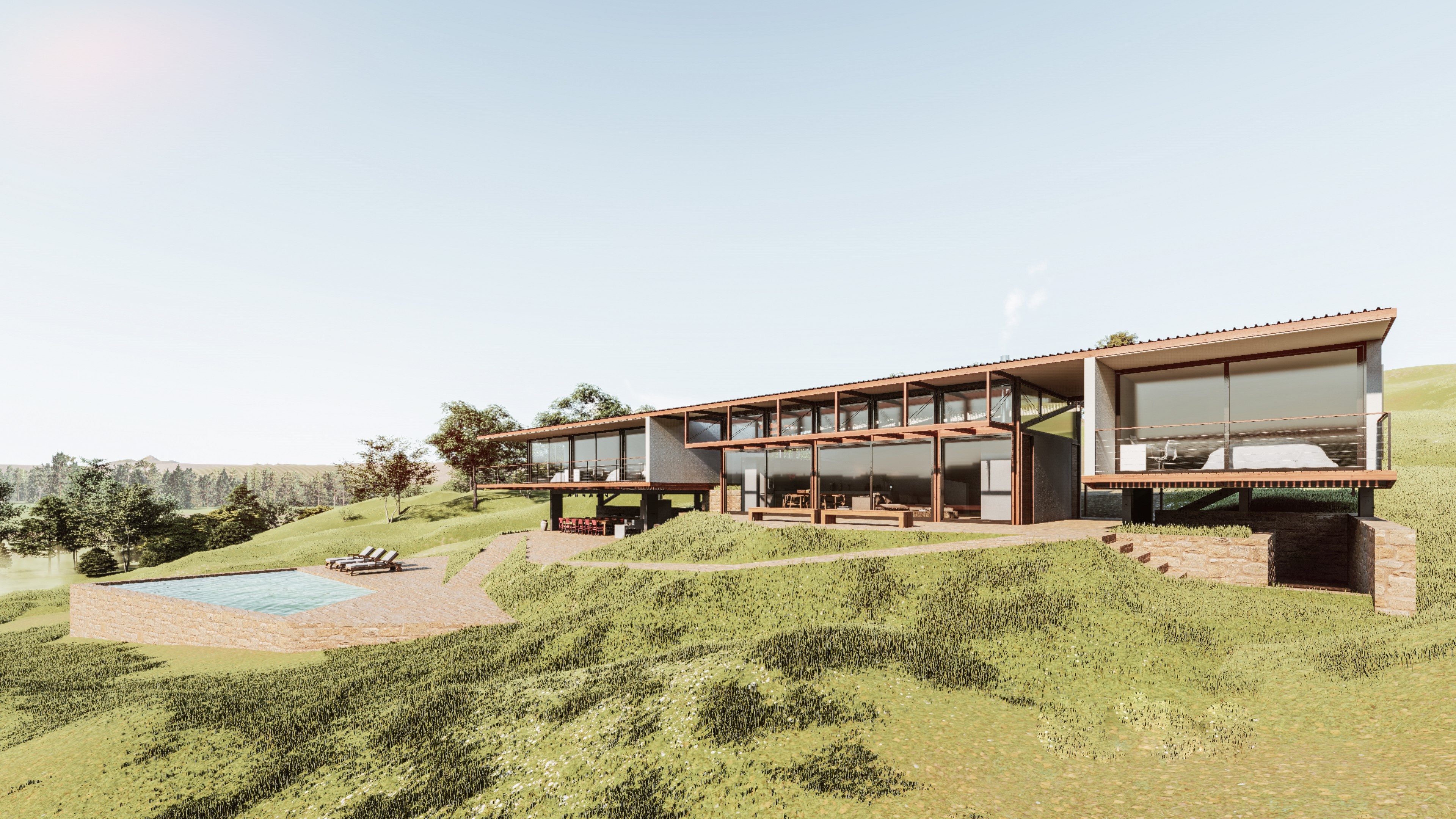 Flagstone house by TETRO ARQUITETURA - Architizer