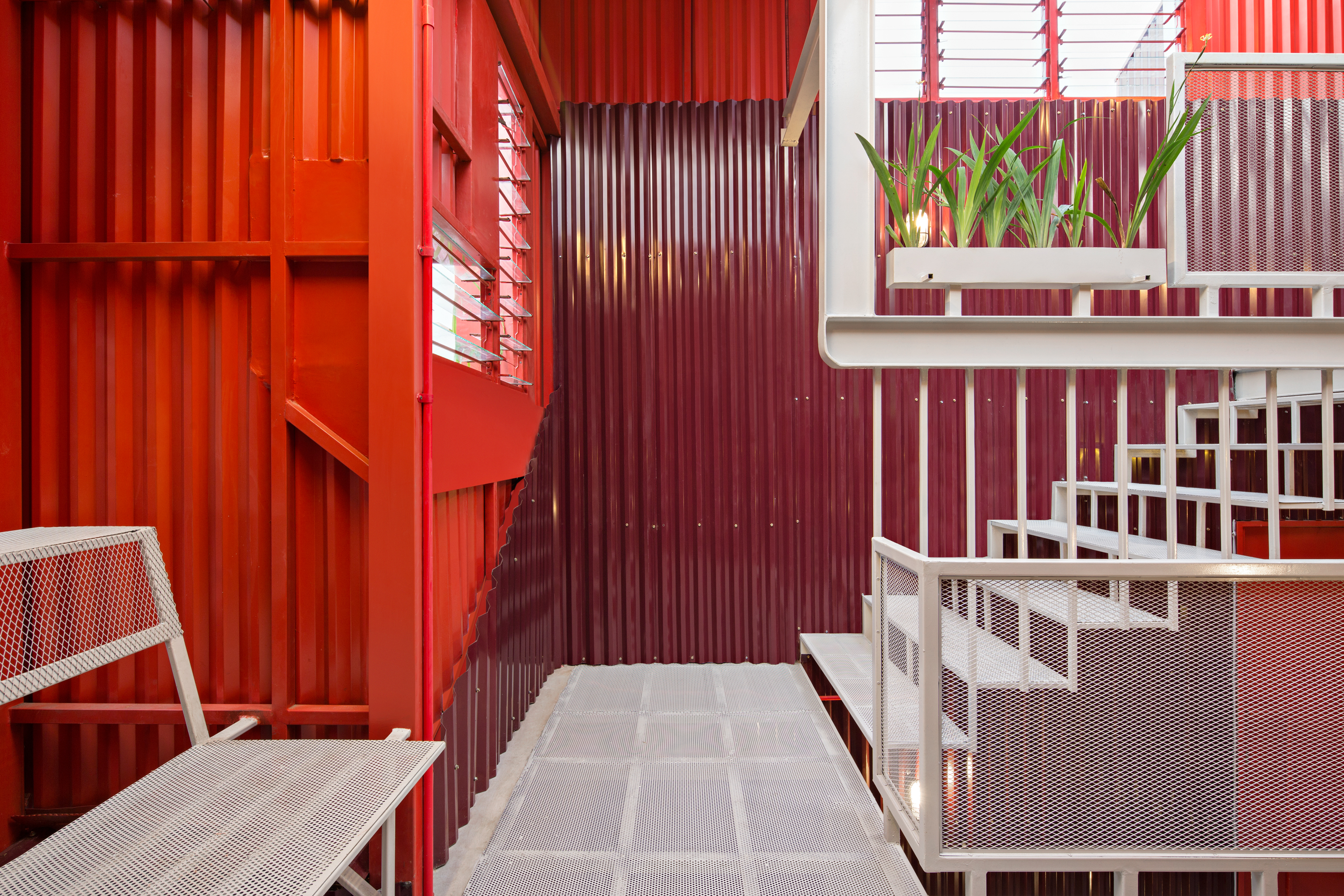 Stack By Step Red Zone Boarding House by Ismail Solehudin Architecture ...
