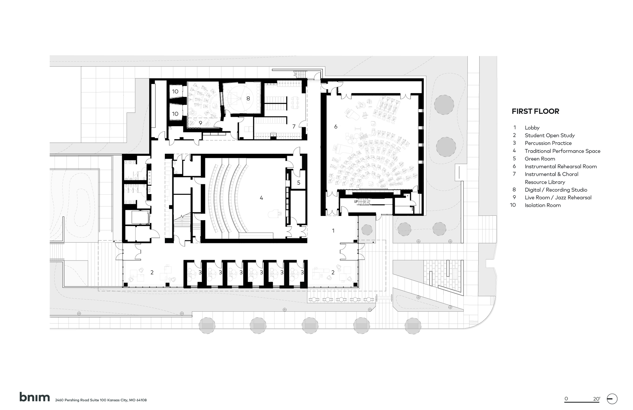 Jeanne and Rex Sinquefield Music Center by BNIM - Architizer