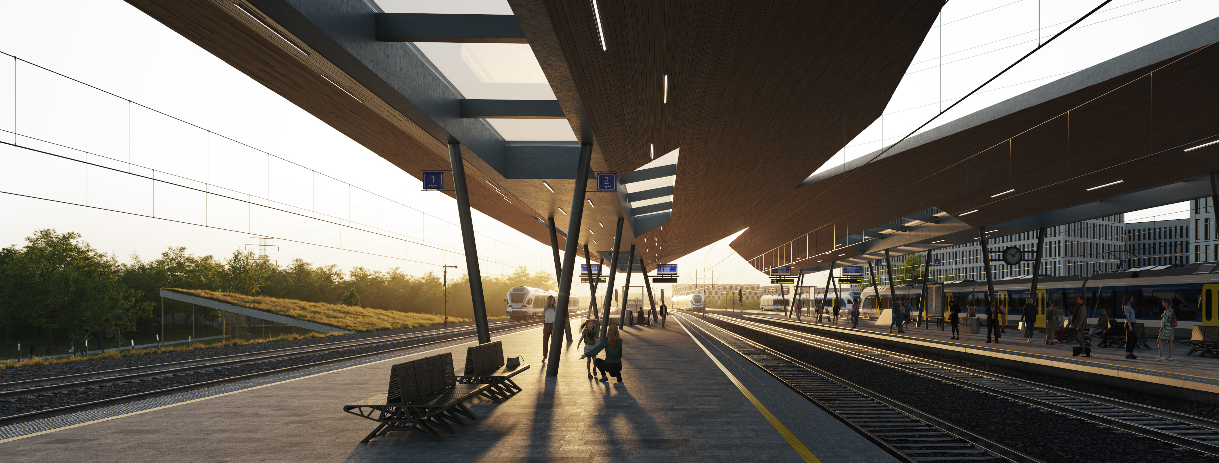 Népliget Railway Station by ZOA Studio - Architizer