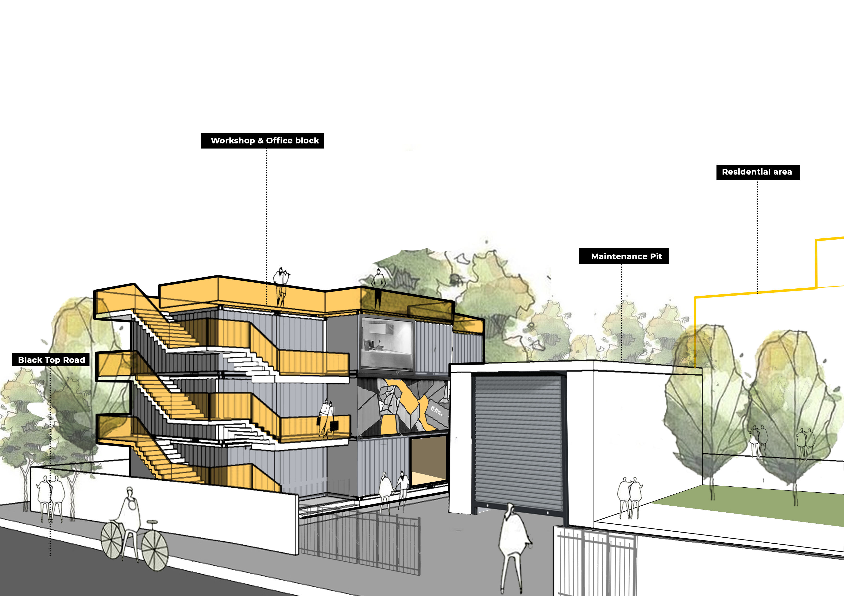 Idea 3344770: Electric Bus Terminus by Liminal Design Studio in Kolkata ...