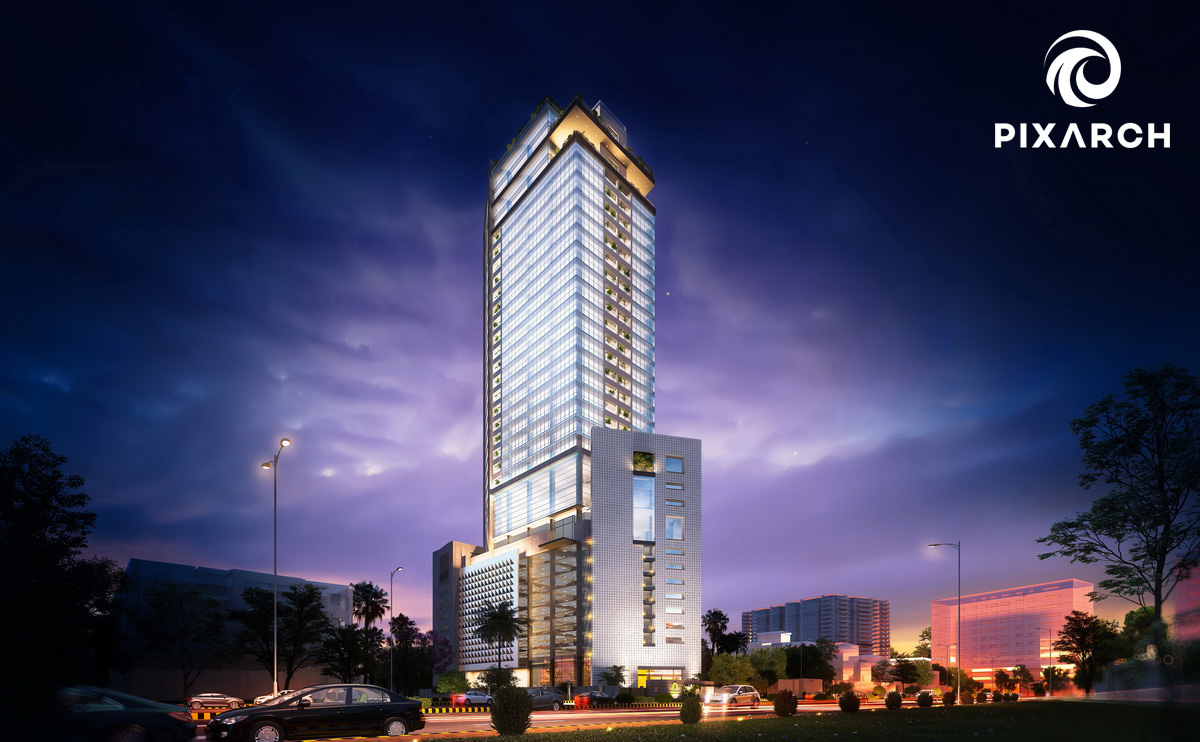 Hoshang Pearl Karachi Visualized by PIXARCH by Pixarch 3D Architectural ...