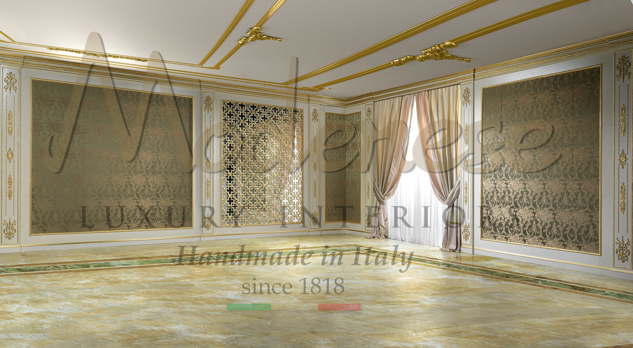 Gorgeous Interior Design With Boiserie Panels by MODENESE Luxury ...