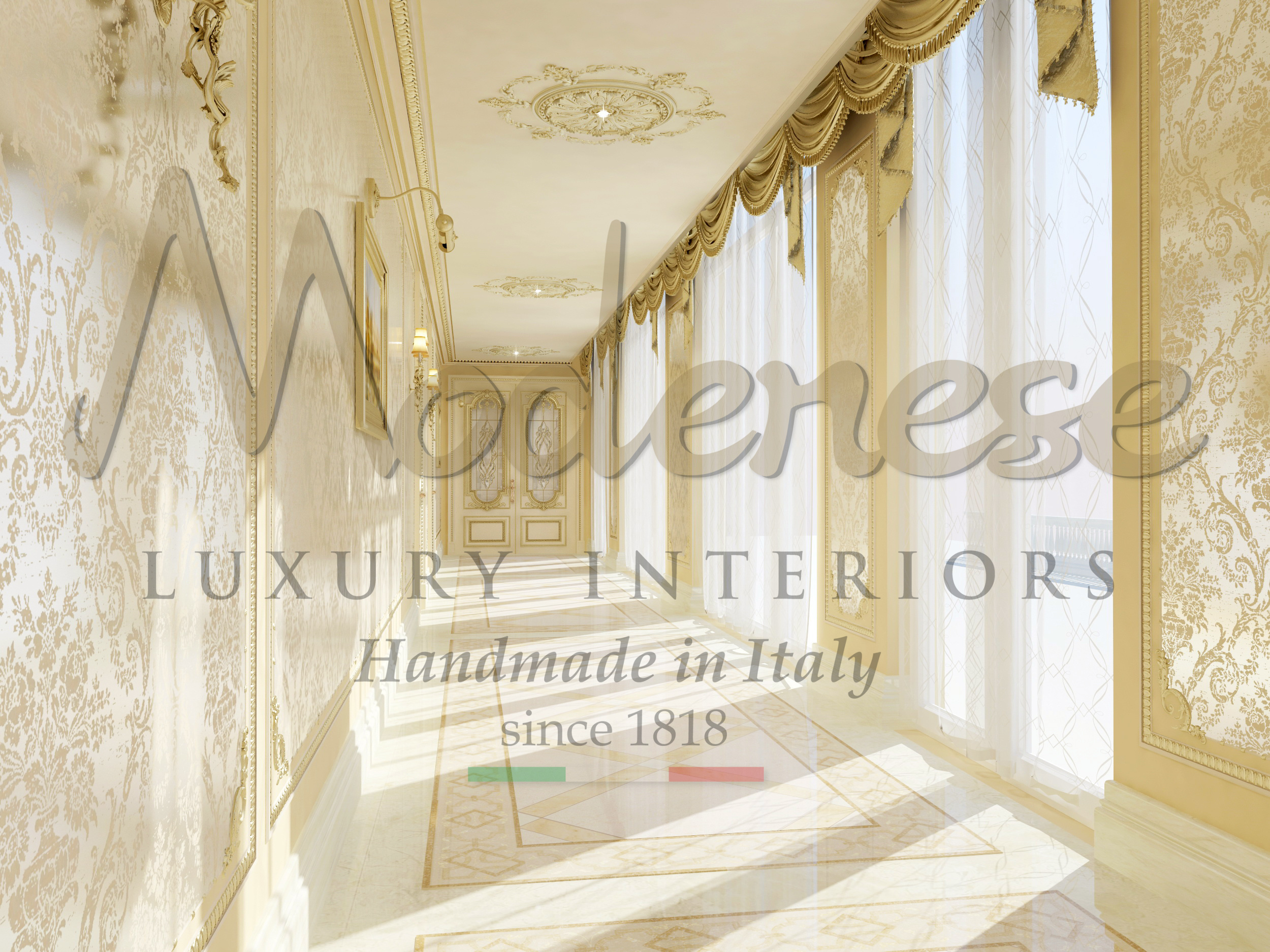 Gorgeous Interior Design With Boiserie Panels by MODENESE Luxury ...