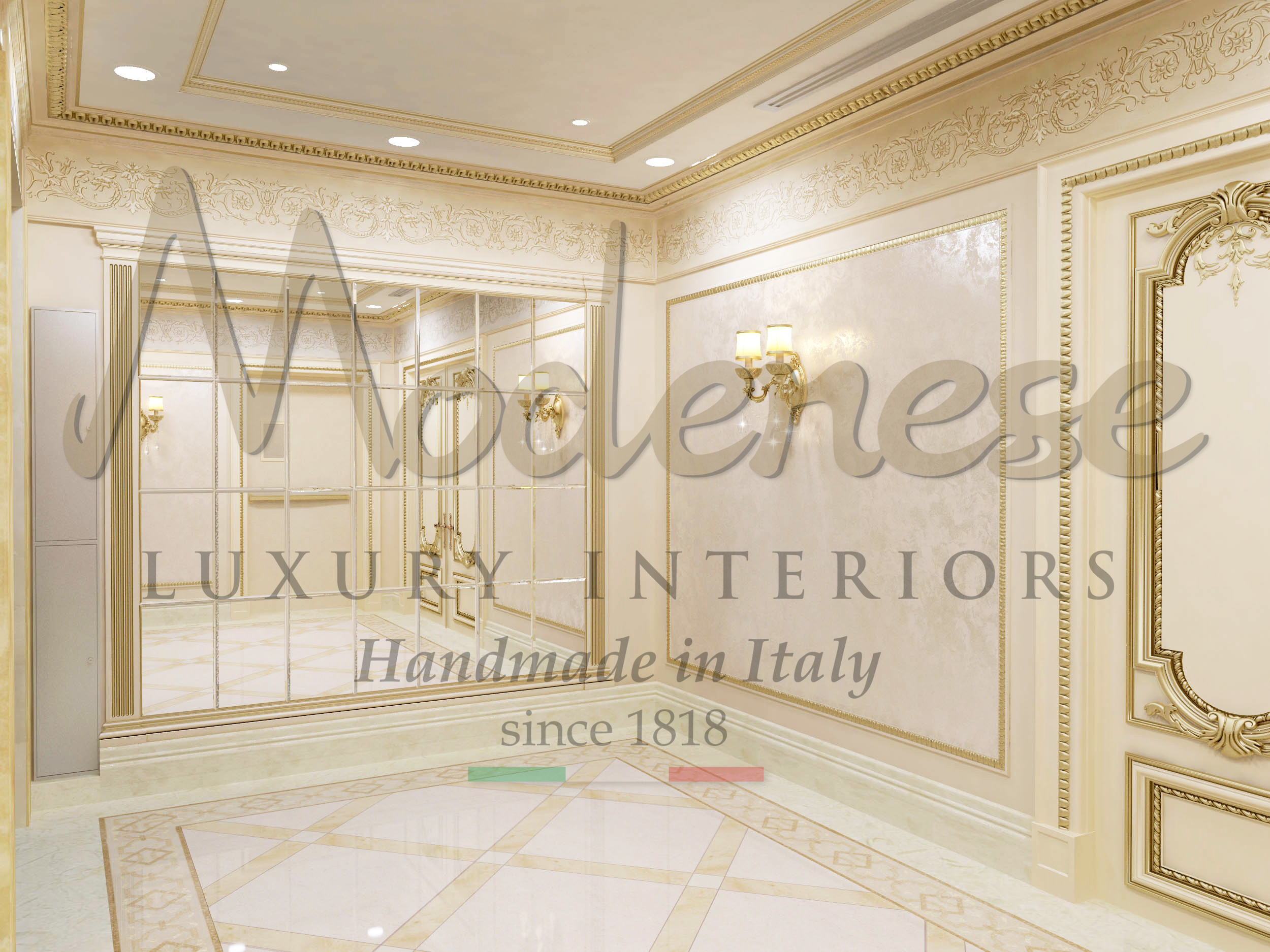 Gorgeous Interior Design With Boiserie Panels by MODENESE Luxury ...