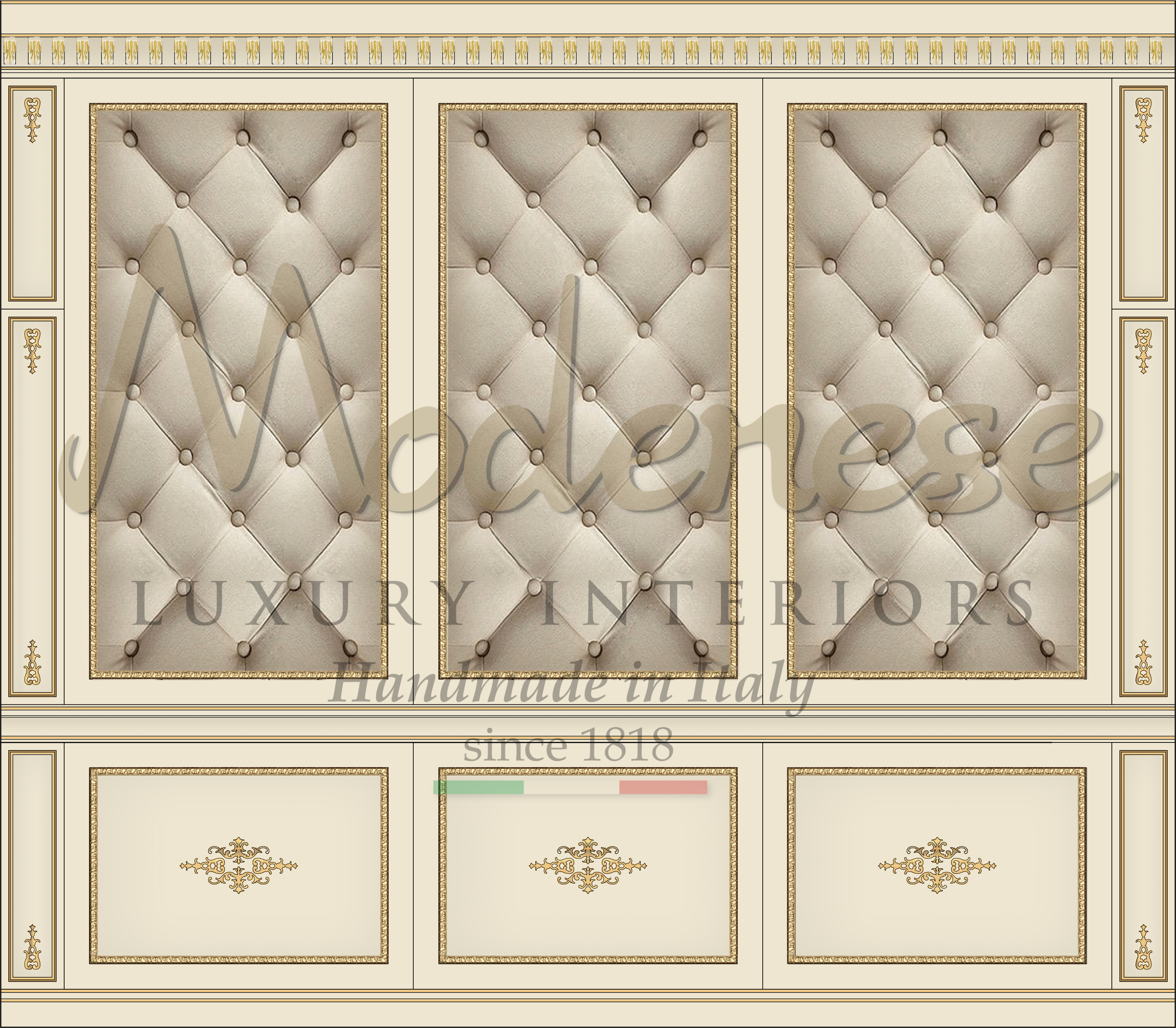 Gorgeous Interior Design With Boiserie Panels by MODENESE Luxury ...