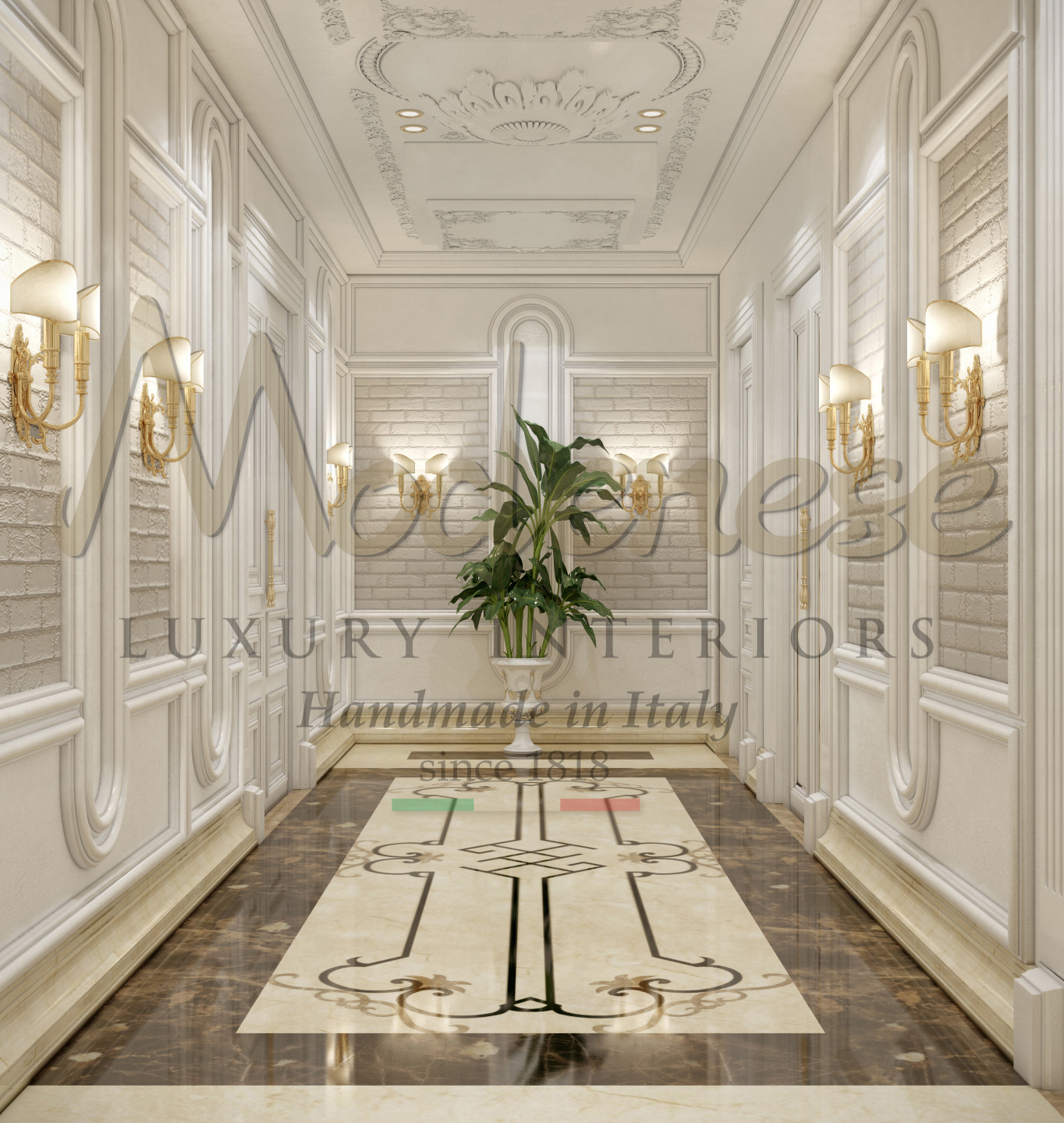 Gorgeous Interior Design With Boiserie Panels by MODENESE Luxury ...