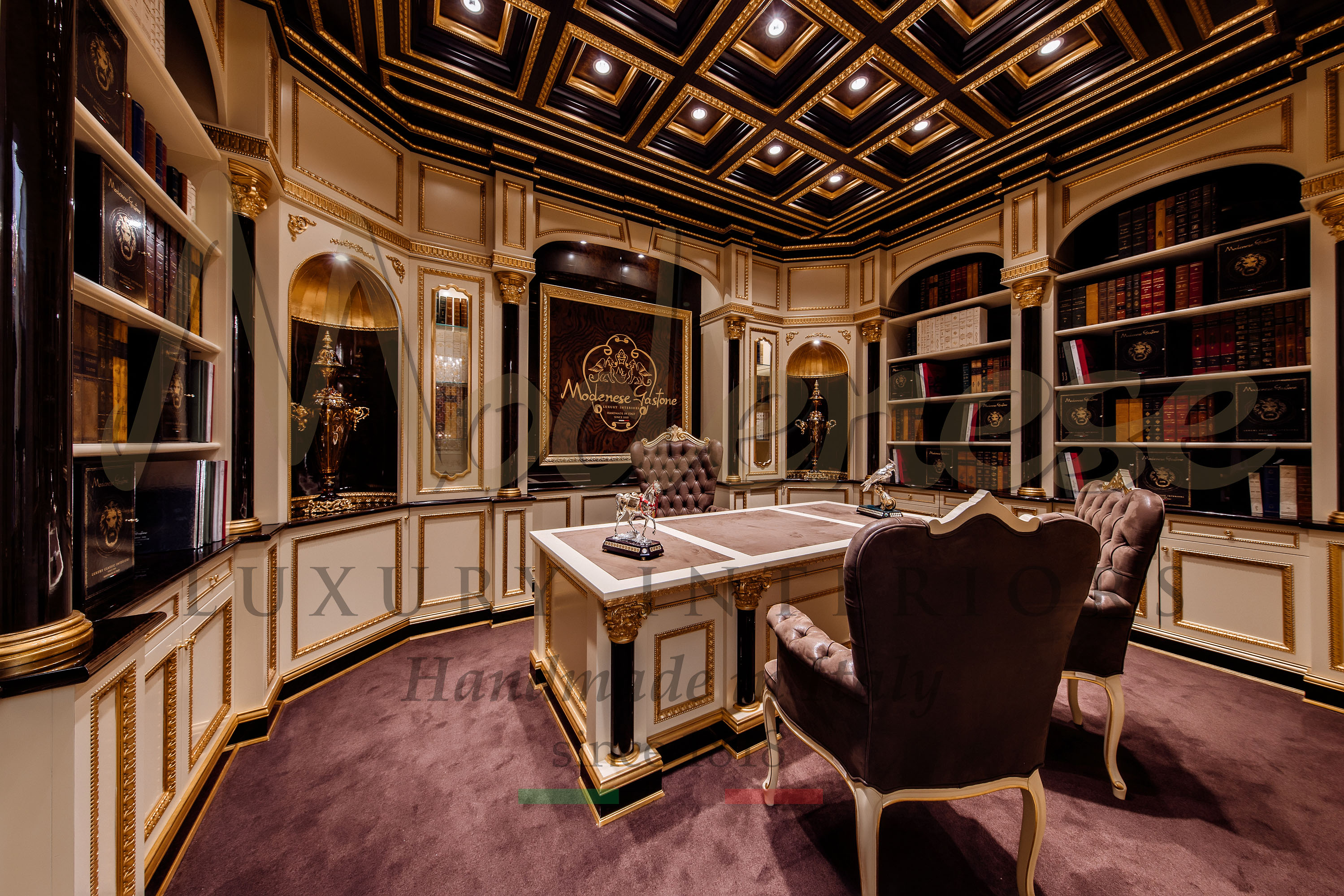 Elite Office Space Created With Luxury Furniture by MODENESE Luxury ...