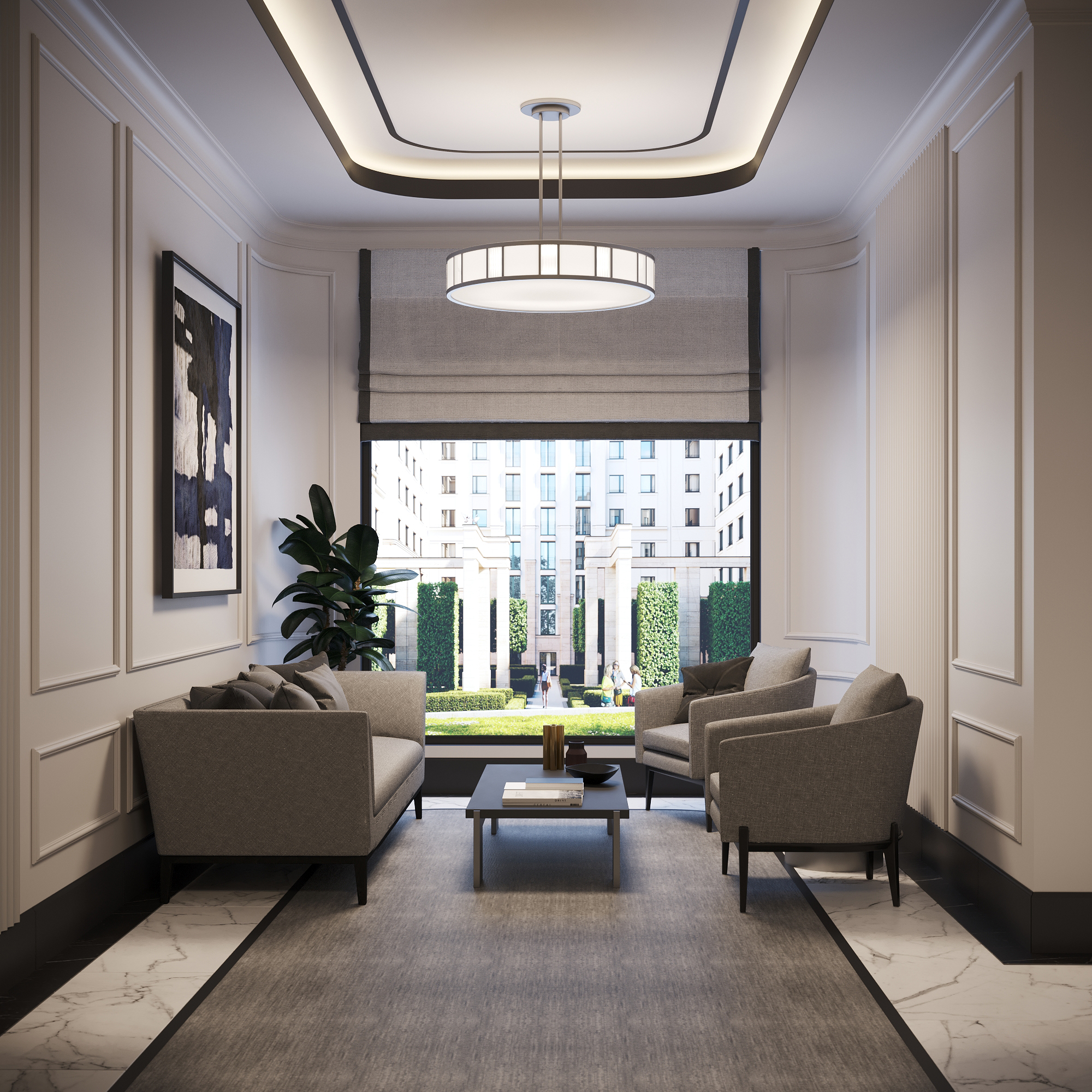 Modern Classic Style quarter in the centre of Yekaterinburg by Brusnika ...