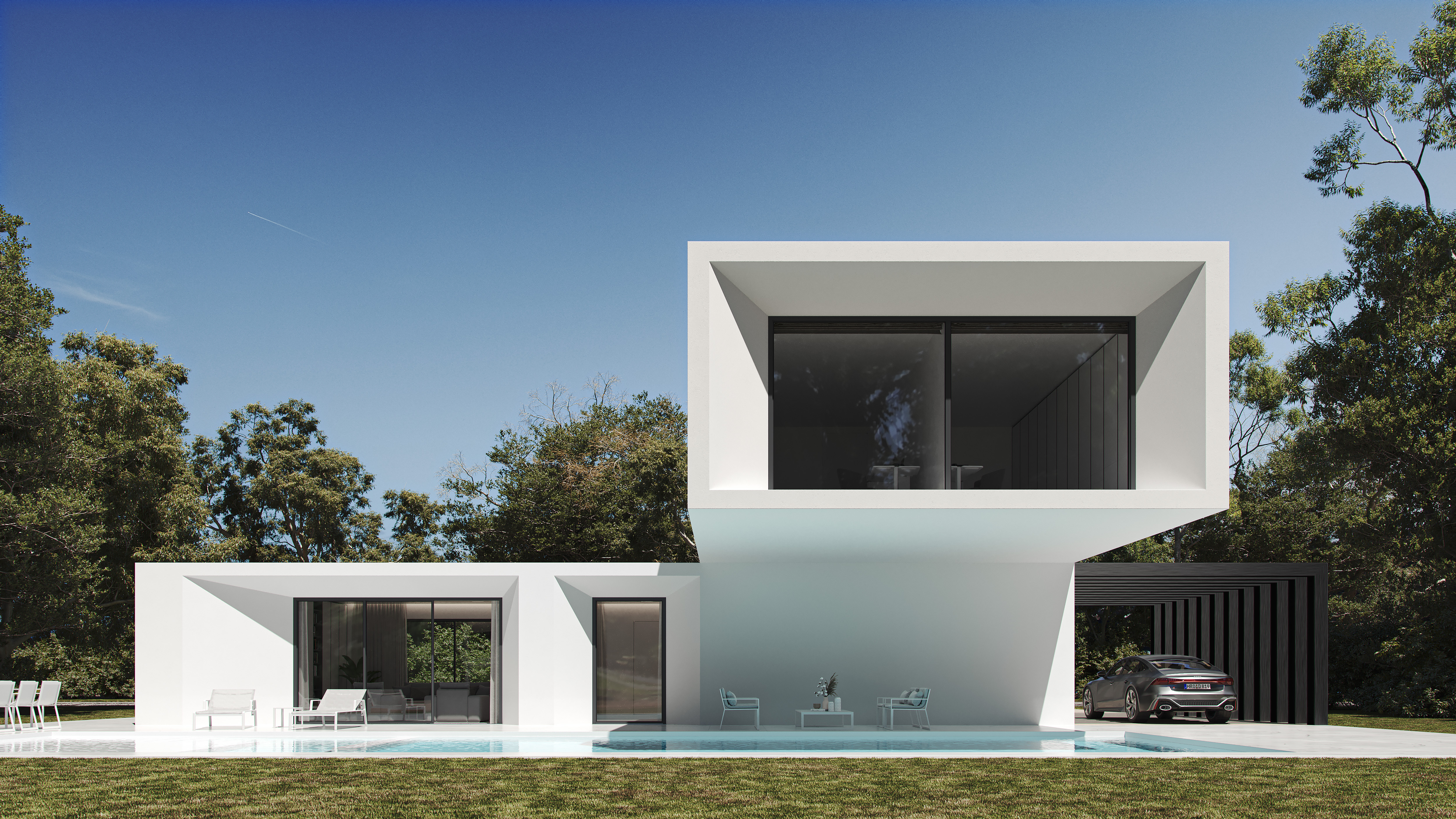 Rectangle M. House by Vis-Render - Architizer