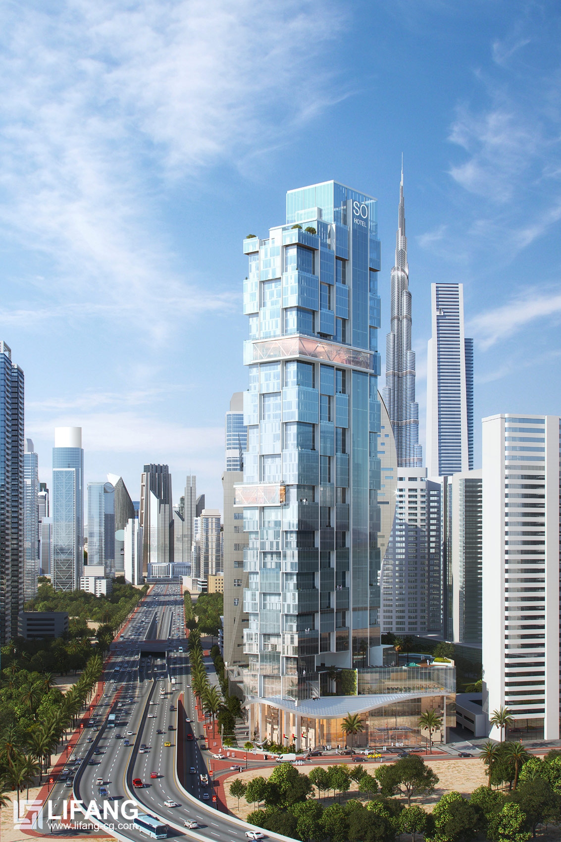 High Rise/Tower/Mixed Use/Urban Design Renderings by LiFang Vision ...