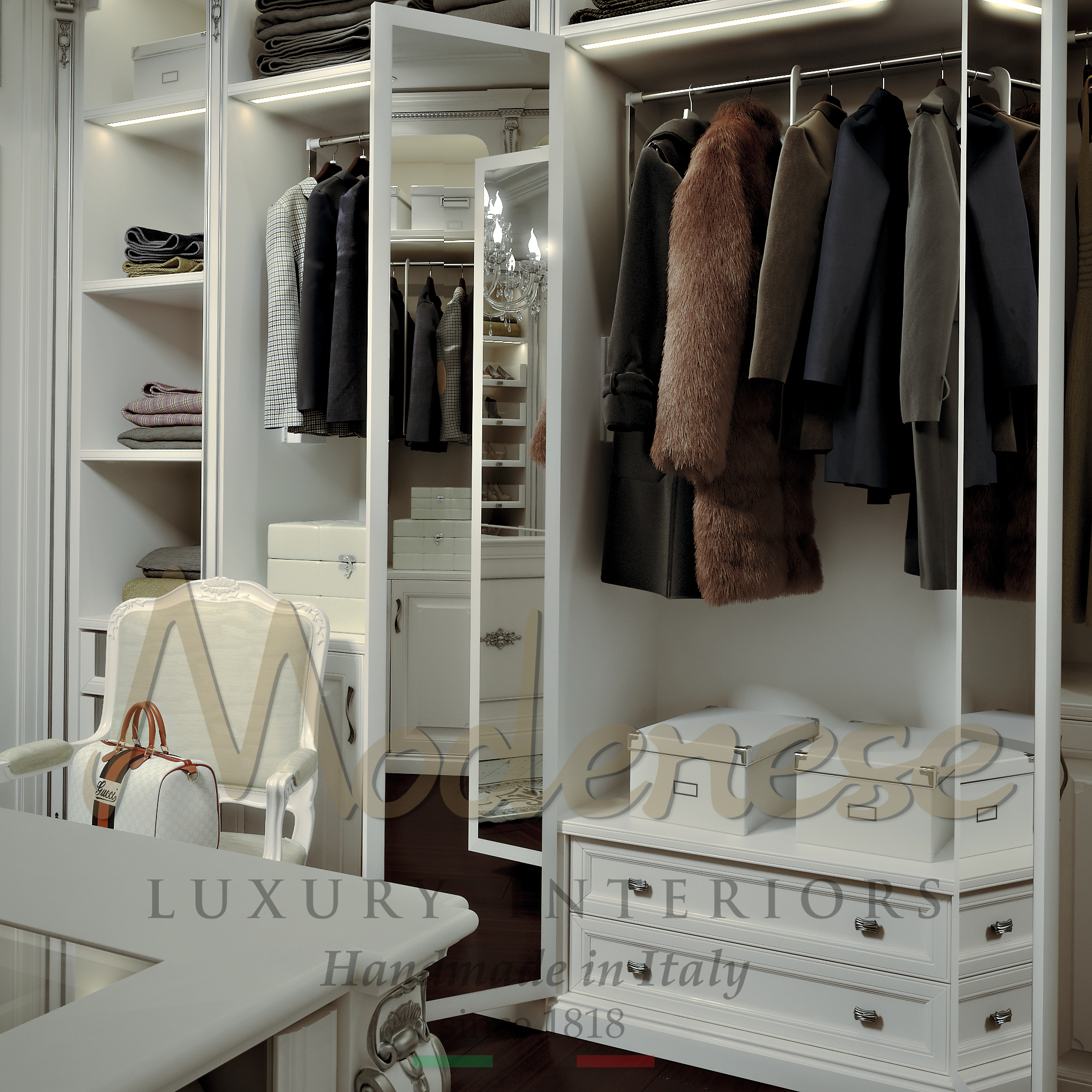 Wardrobe Room — Kingdom of Order and Style by MODENESE Luxury Interiors ...