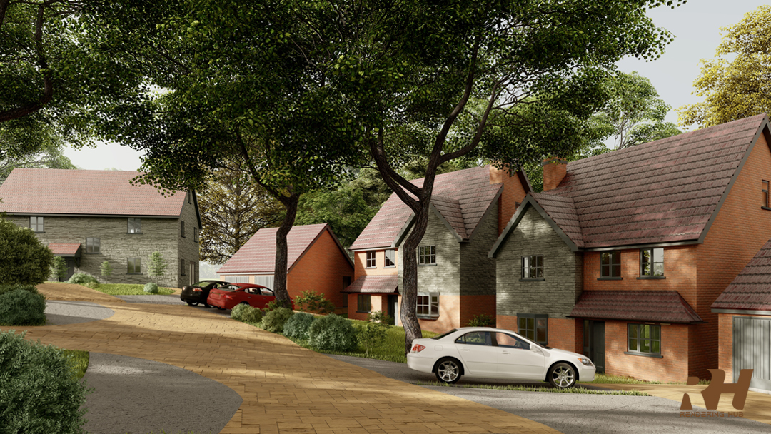 Residential House Exterior Rendering, Uk. by Rendering Hub - Architizer