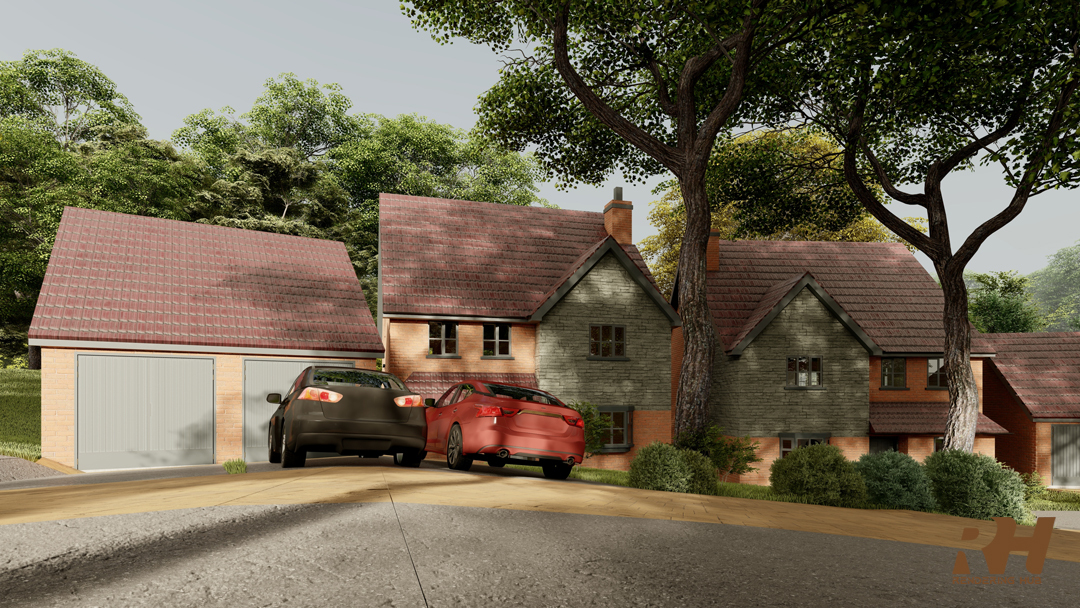 Residential House Exterior Rendering, Uk. by Rendering Hub - Architizer