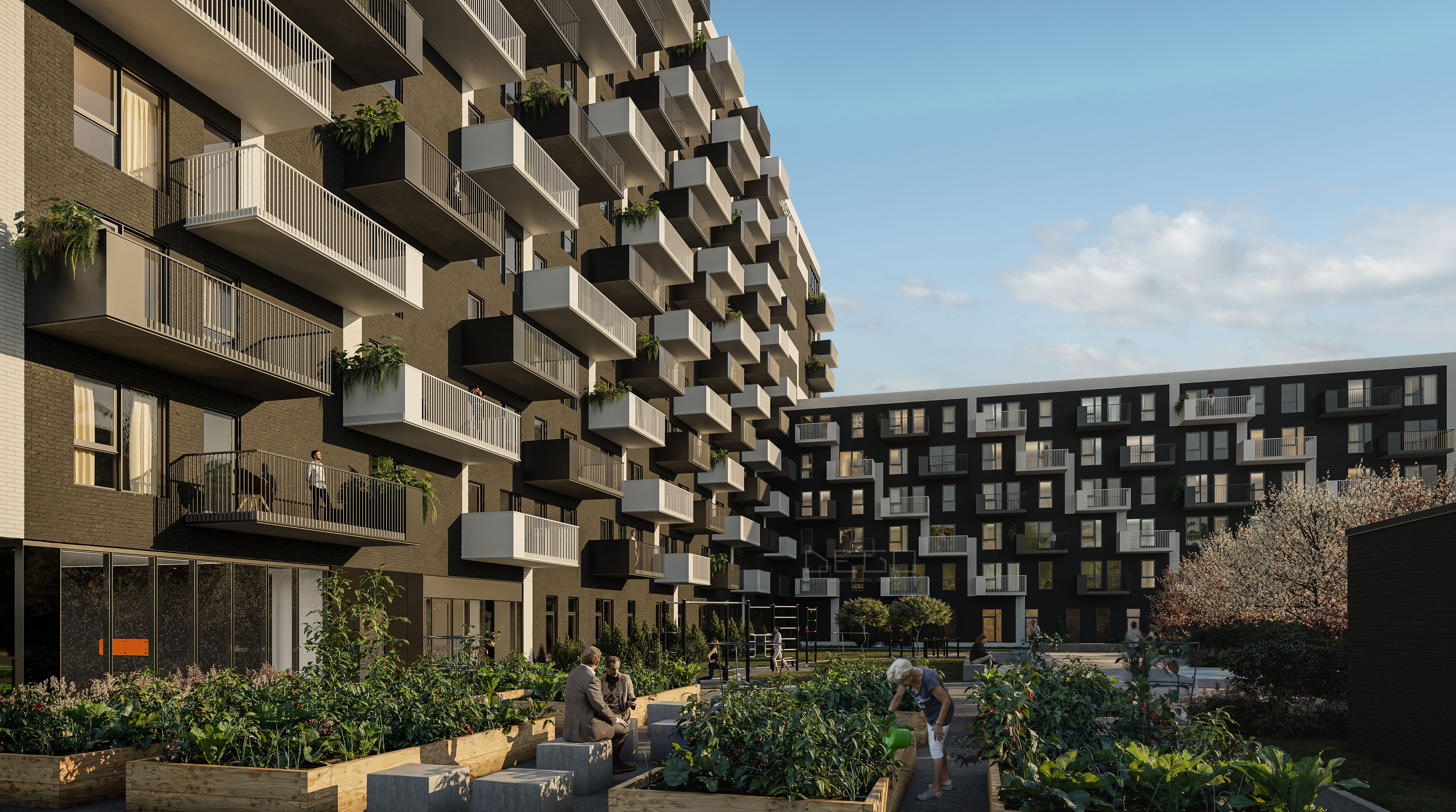 New 12-storey living apartment building by DEGOrender - Architizer