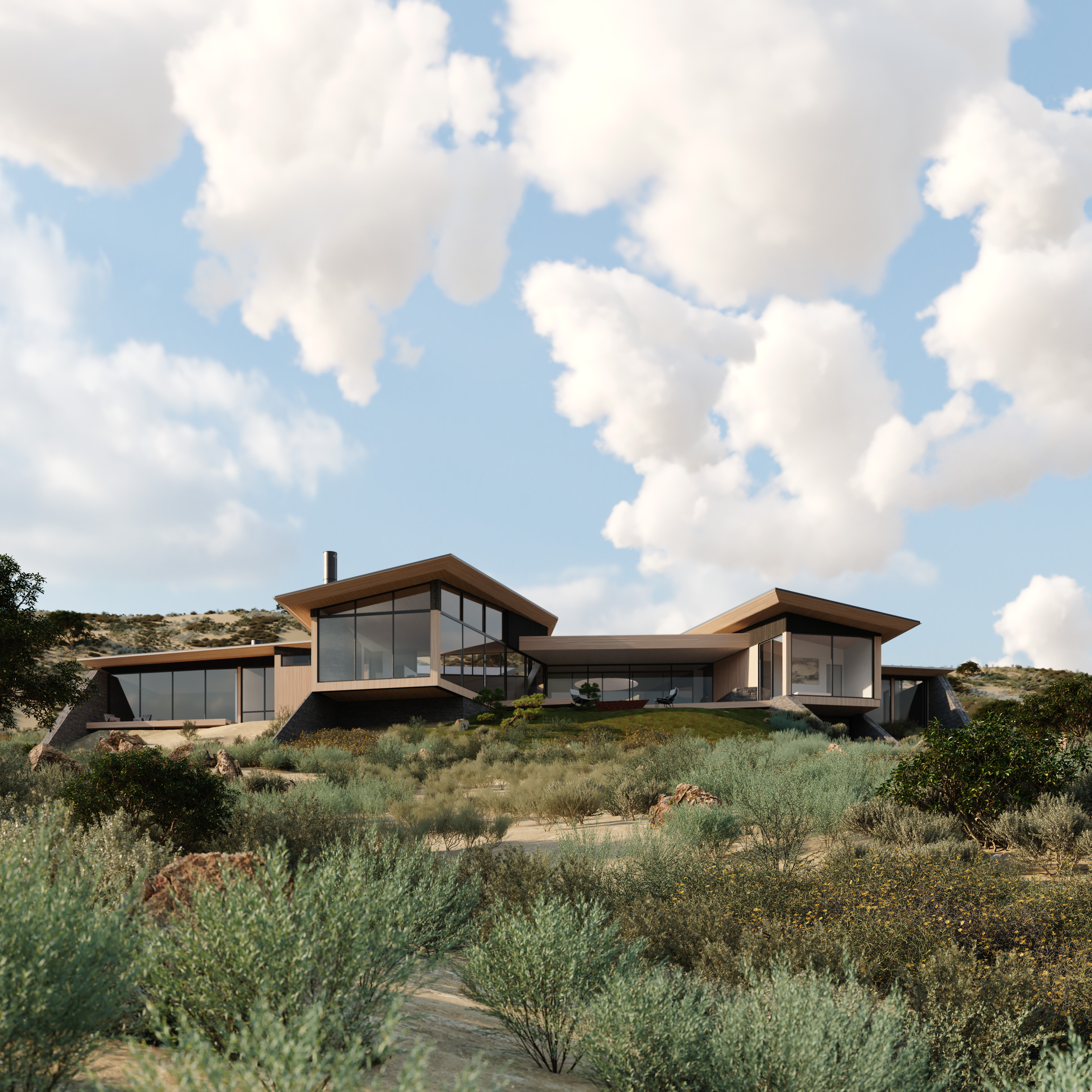 Hyak Cabins Renderings by Notion Workshop - Architizer