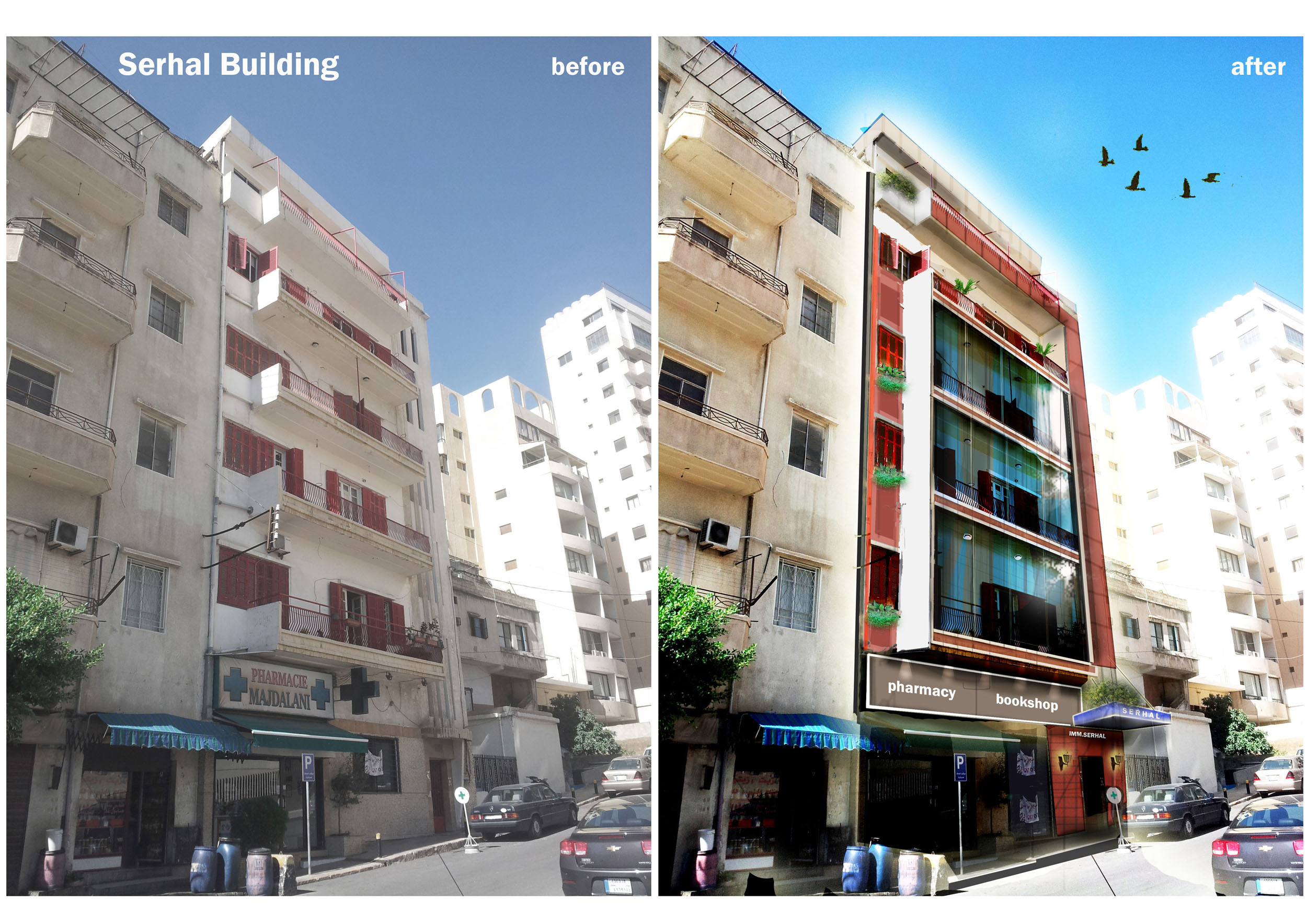 Serhal Bldg- Facelift by rktecture-Architecture,Art, & Interior Design ...