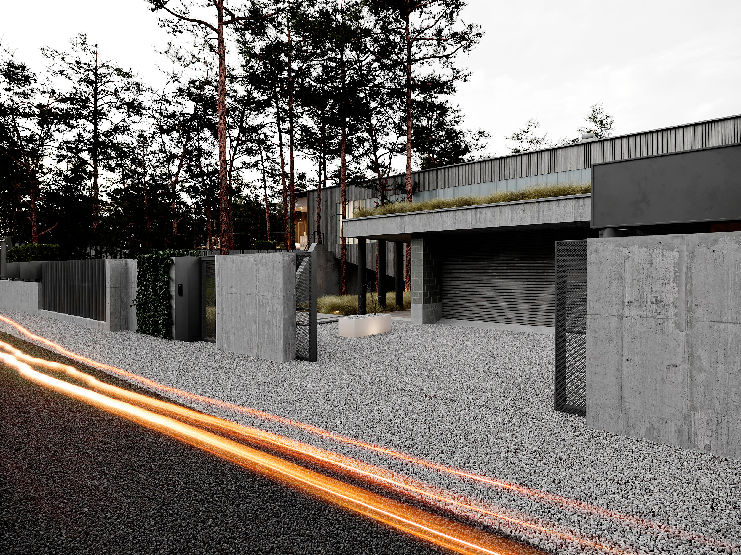 The House above an old road by Suburbia Studio - Architizer