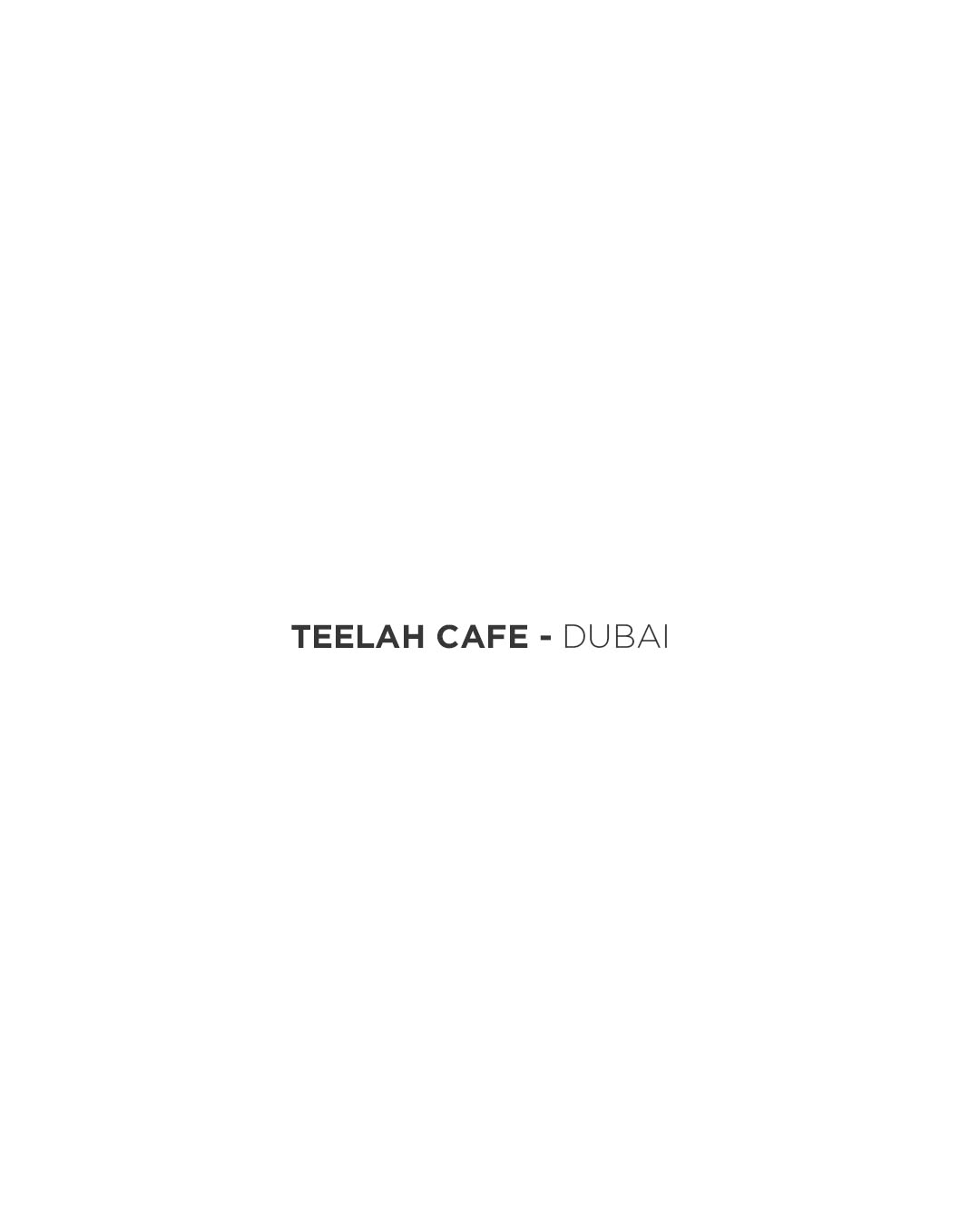 TEELAH CAFE @ DUBAI by The tree design studios - Architizer