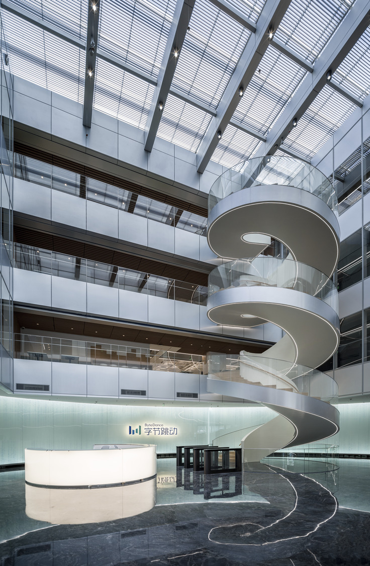 ByteDance Corporate Office Renovation by GBBN - Architizer