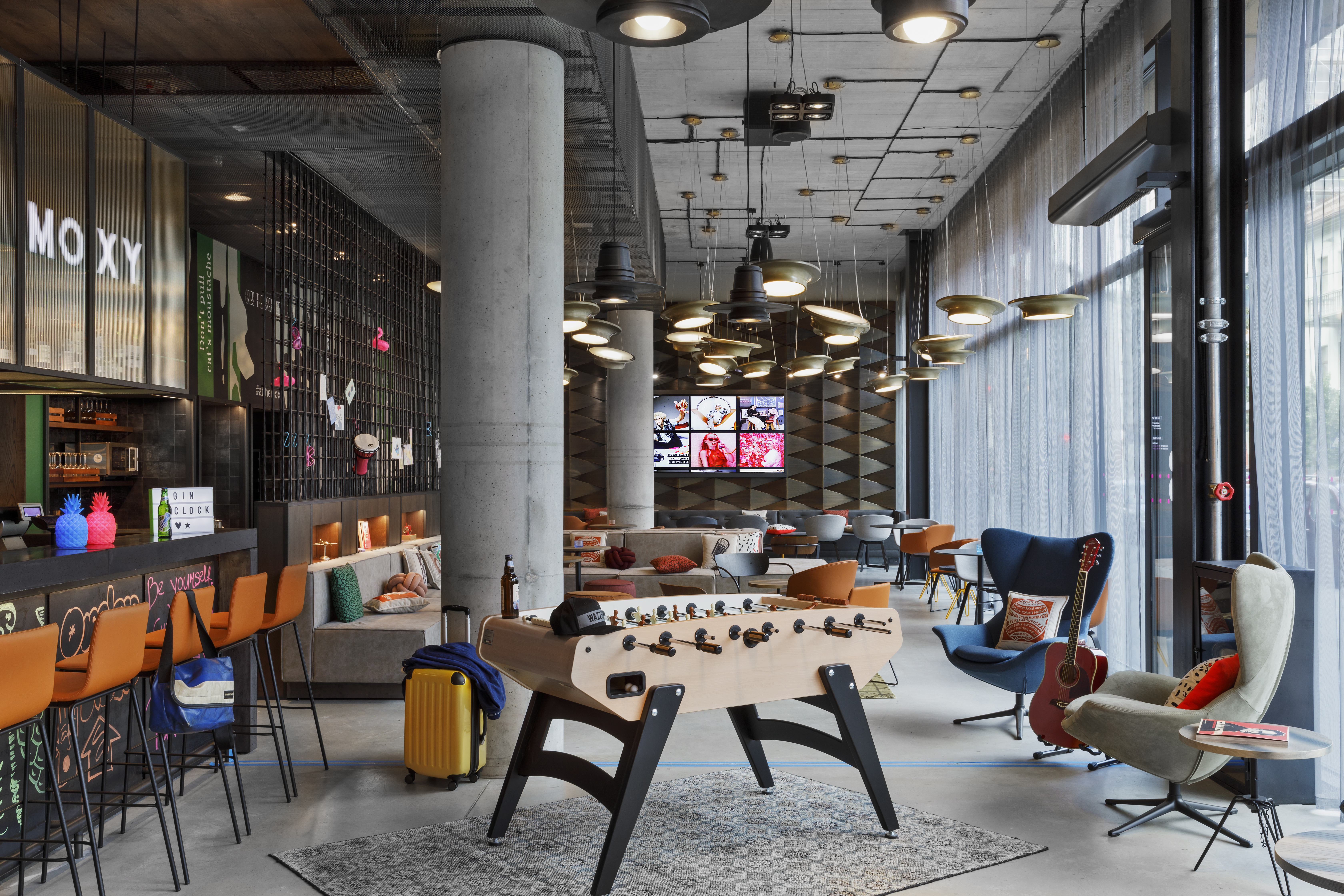 Hotel MOXY Kaunas Center by Architectural bureau G.Natkevicius and ...