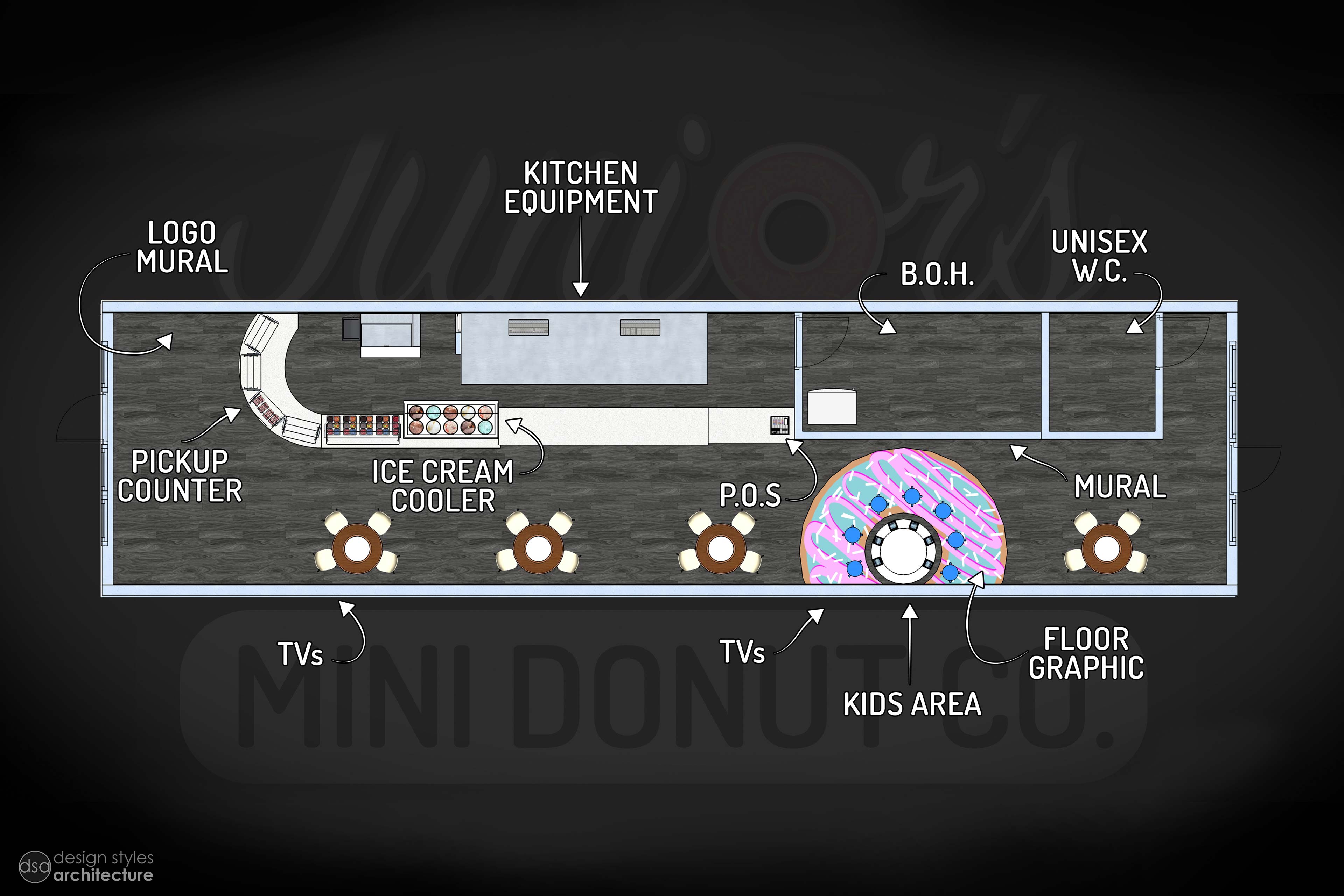 Junior's Mini Donuts by Design Styles Architecture - Architizer