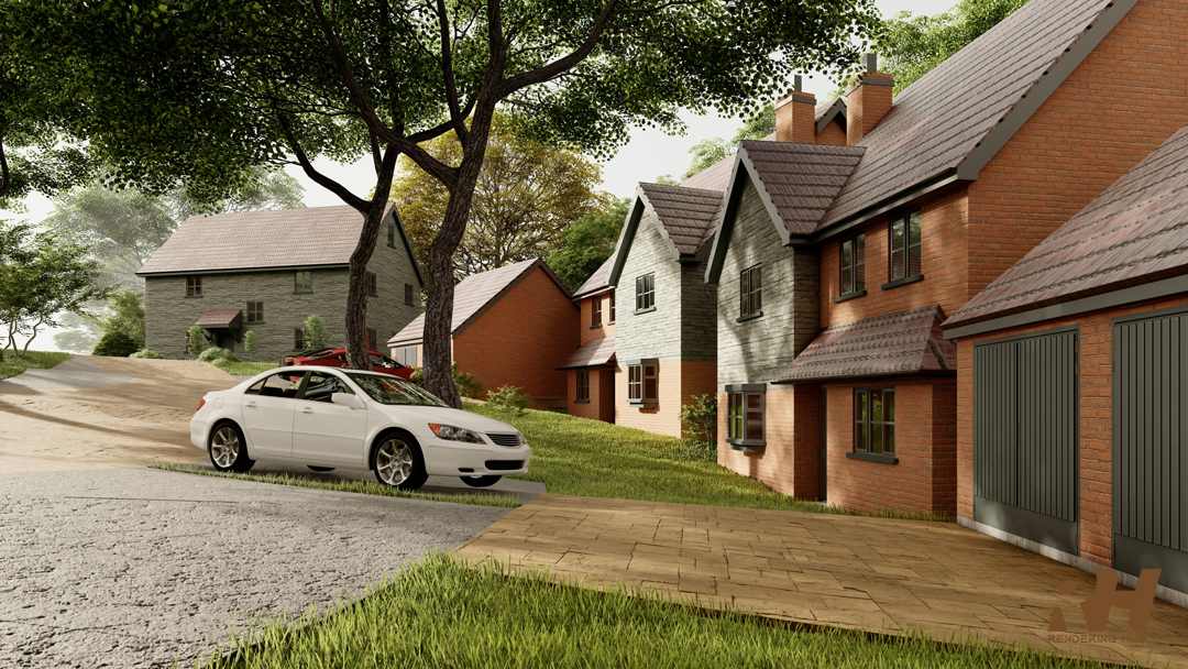 Residential House Exterior Rendering, Uk. by Rendering Hub - Architizer