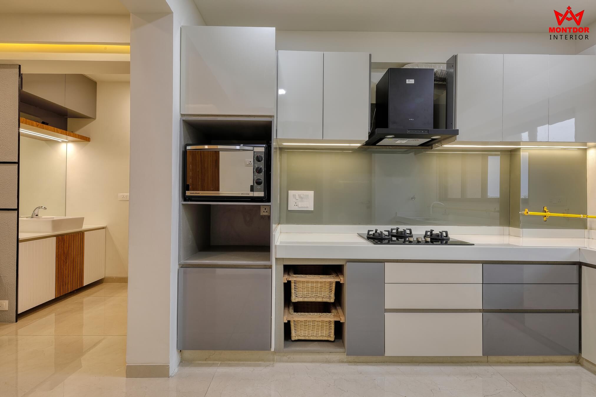 Binori Mable 3BHK Turnkey Interior Design Project by Montdor Interior ...