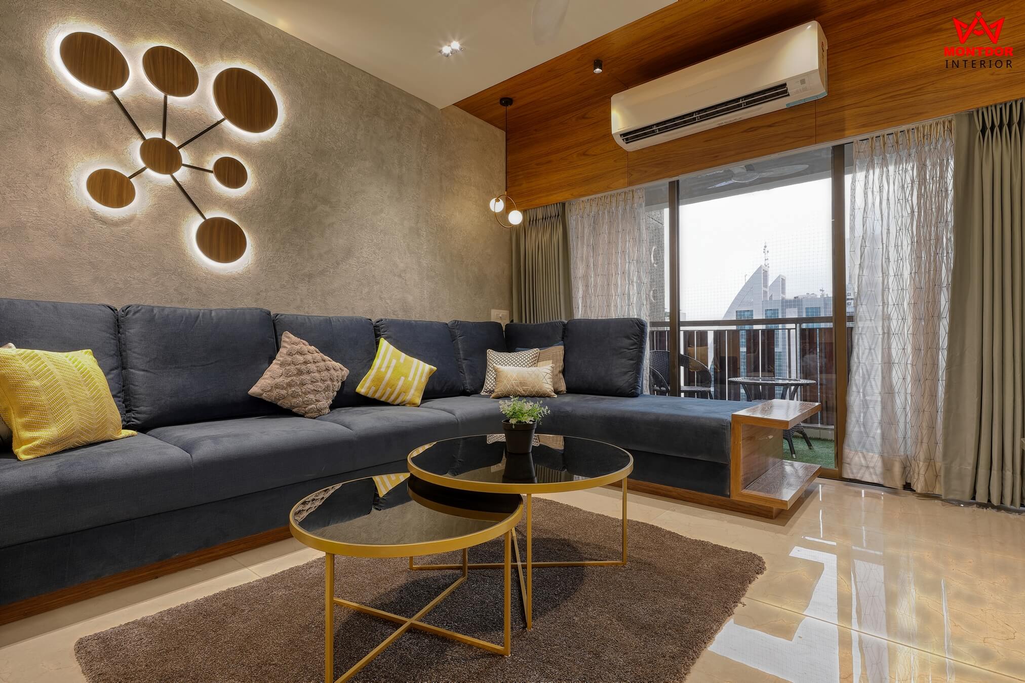 Binori Mable 3BHK Turnkey Interior Design Project by Montdor Interior ...