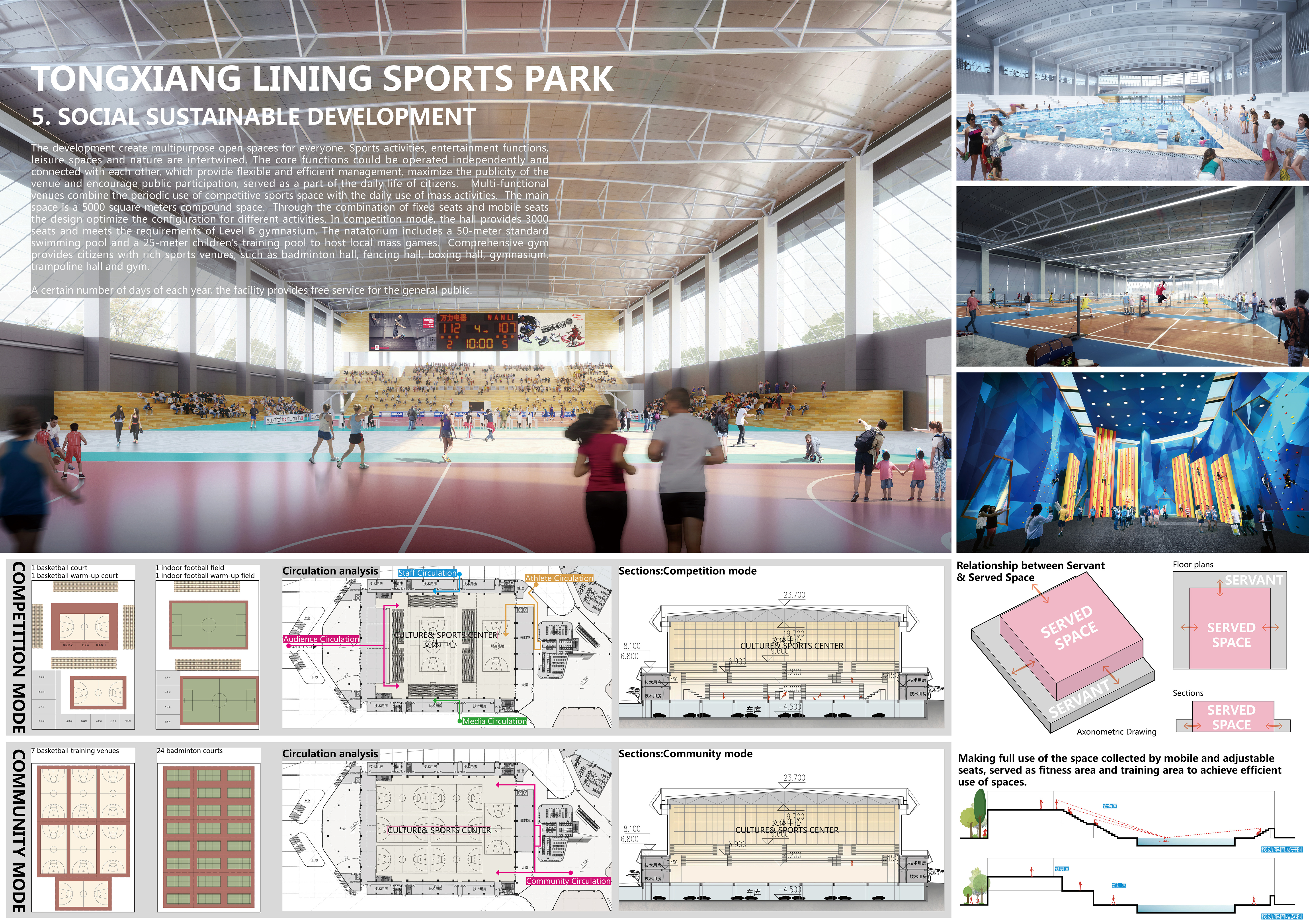 TONGXIANG LINING SPORTS PARK by PT Architecture Design (Shenzhen) Co ...