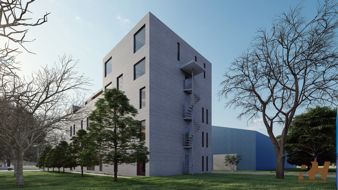 Mixed Use Building by Rendering Hub - Architizer