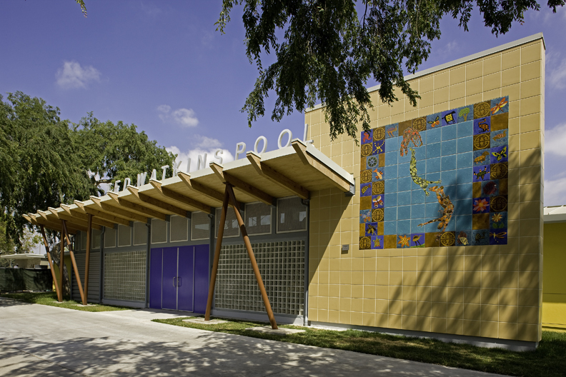 Ted Watkins Pool & Bath House by The SLAM Collaborative - Architizer