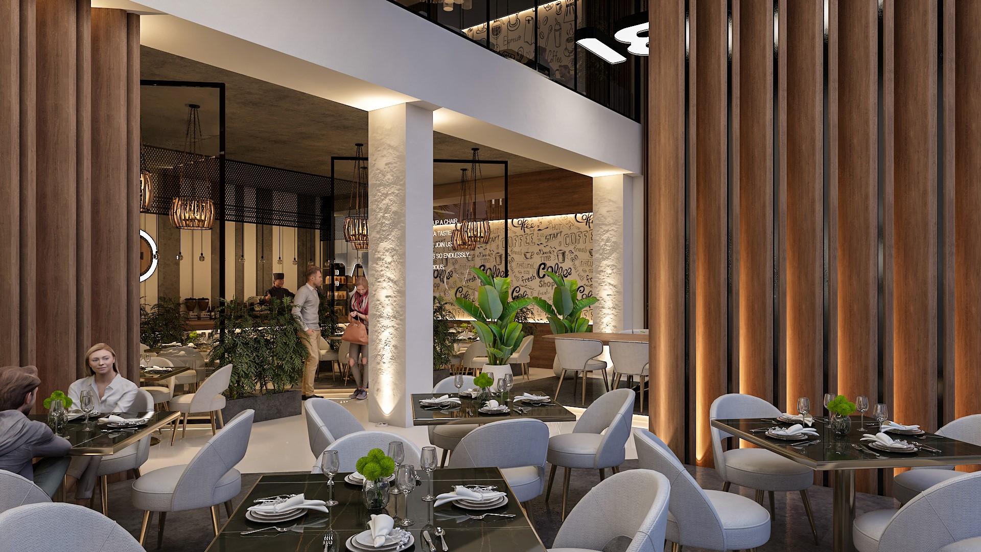 Commercial Restaurant Interior Design by AD STUDIO - Architizer